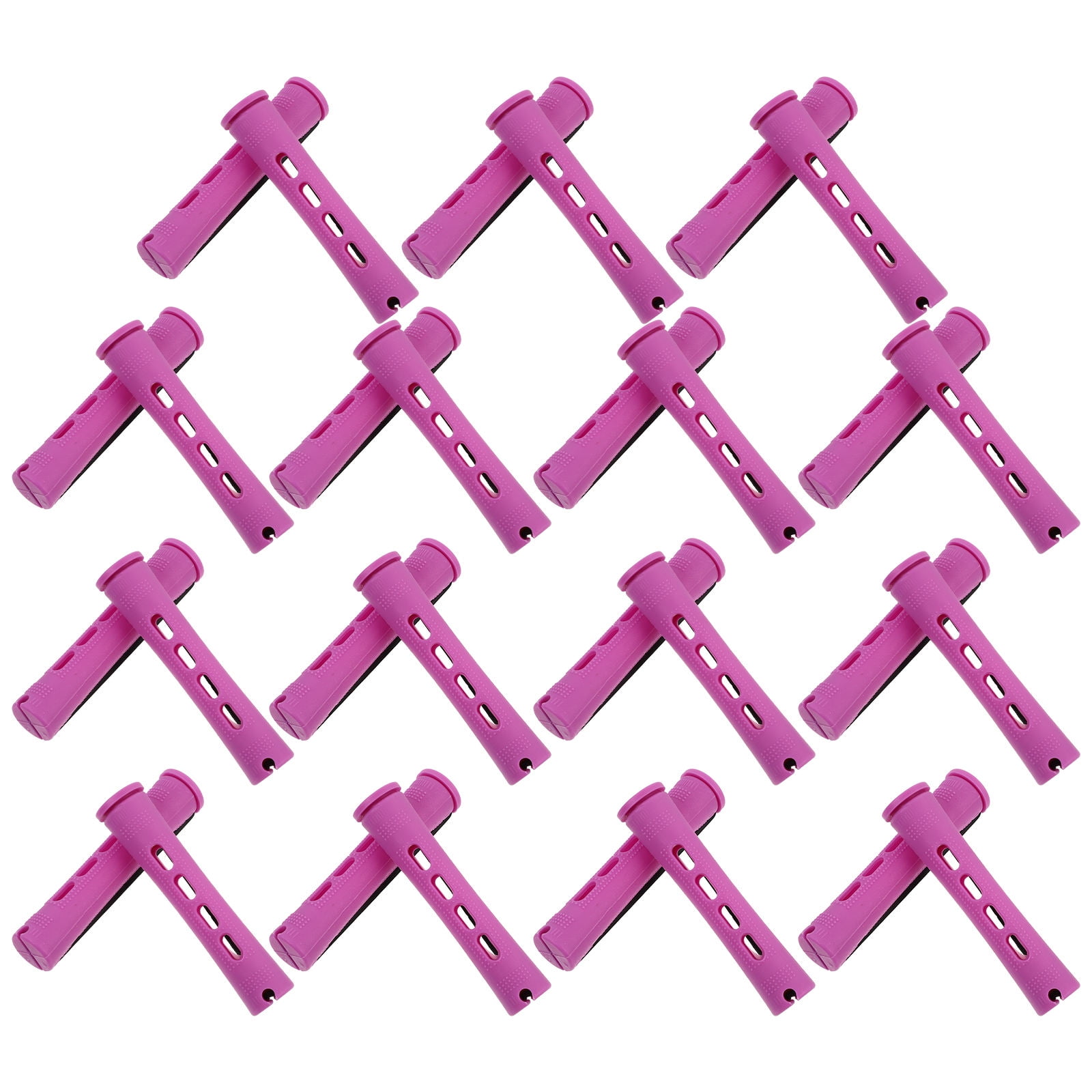 PENIKOKO 30Pcs Hair Rollers Plastic Curlers with Caps Secure Hold for ...