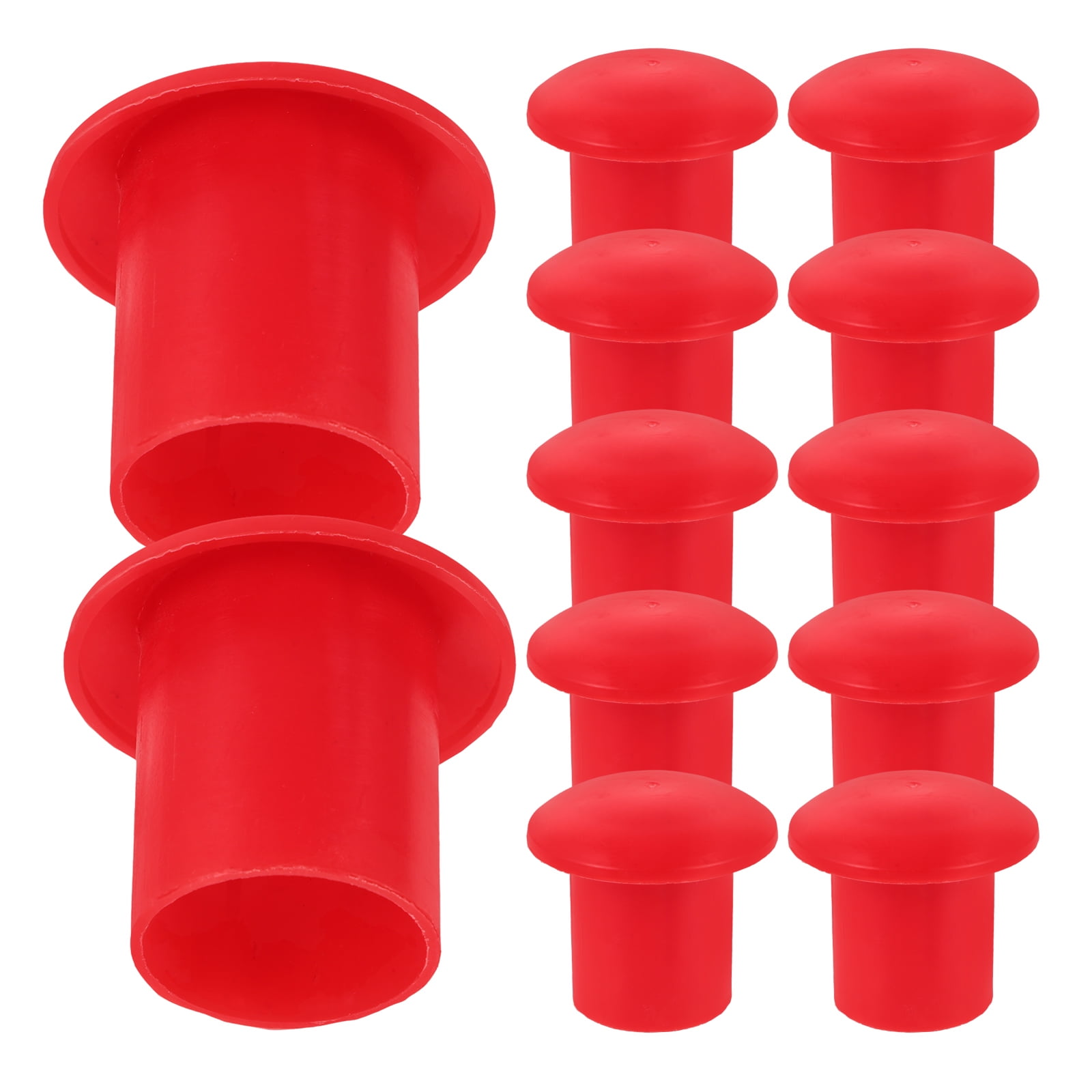 PENIKOKO 50Pcs Rebar End Caps Plastic PP Mushroom Covers for ...