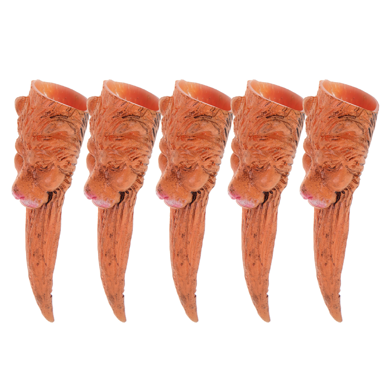 PENIKOKO 5Pcs Fake Nails Creepy Finger Skull Design Long for Stage ...