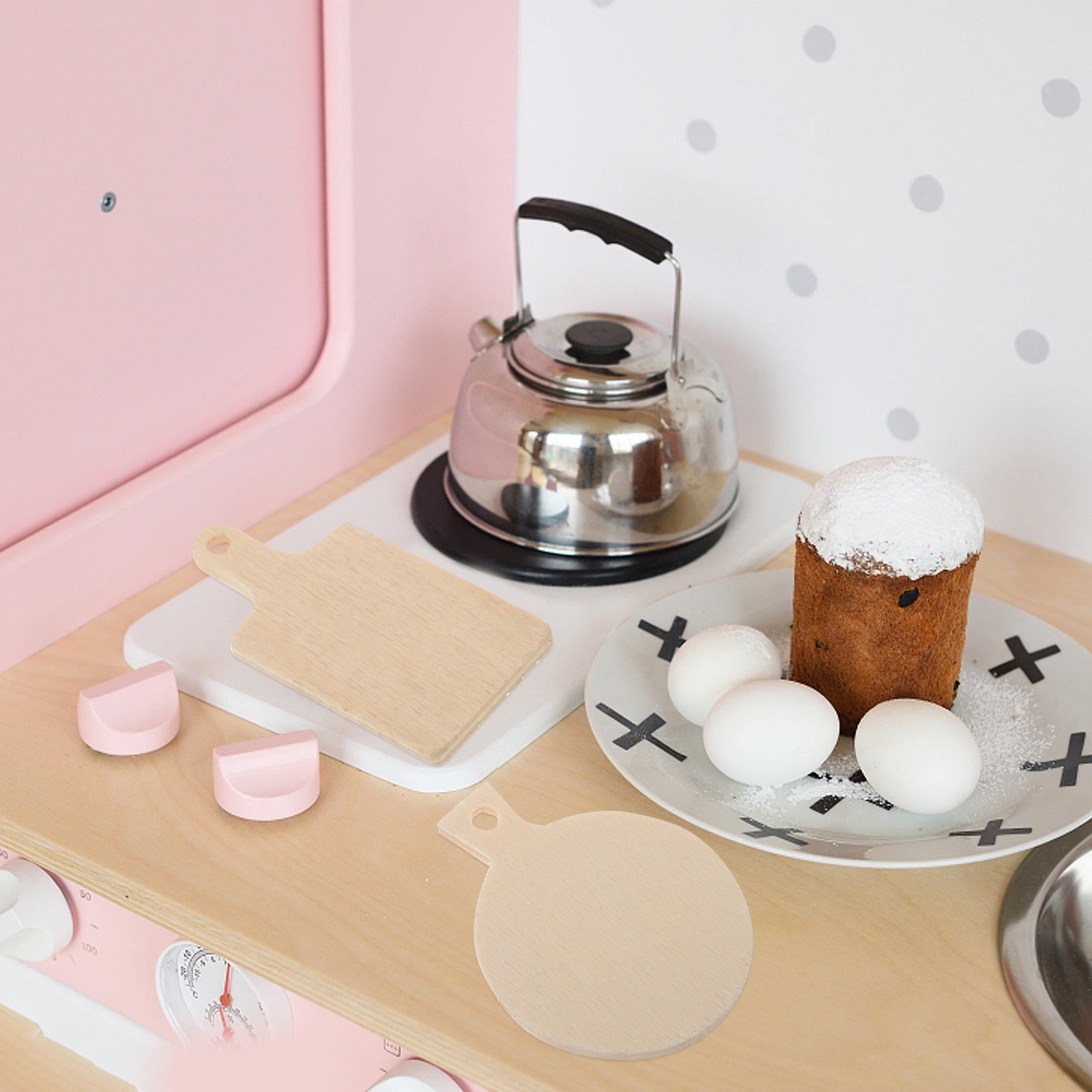 PENIKOKO 8Pcs Mini Cutting Boards for Diy Projects Wooden Rectangle ...