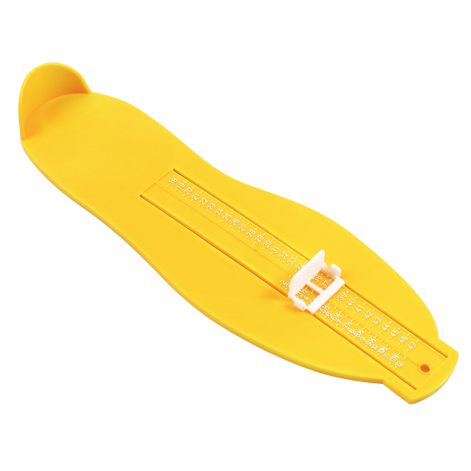 PENIKOKO Yellow ABS Foot Measurer Ruler for Accurate Foot Size ...