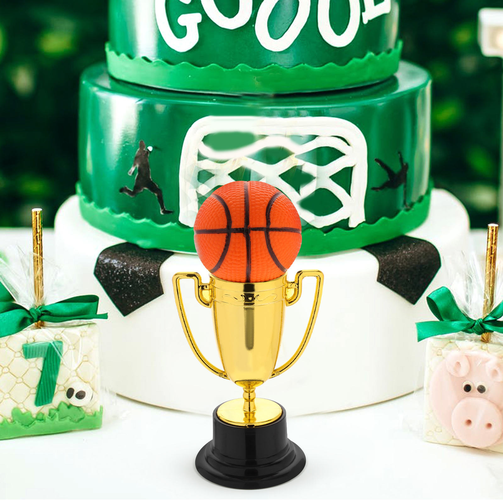 PENIKOKO Small Plastic Trophy Cups for Parties, Award Trophies Suitable ...