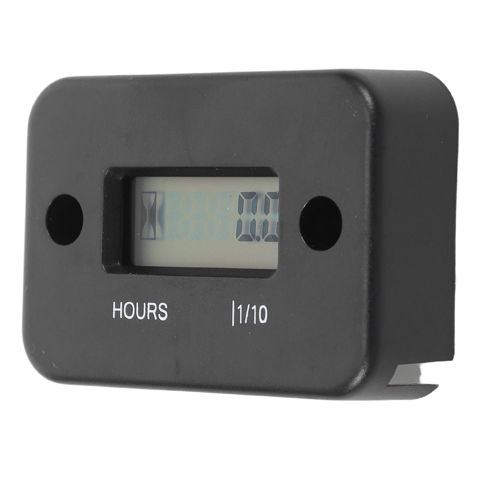 PENIKOKO Black Plastic 1Pcs Digital Lcd Tachometer Hour Meter for ...