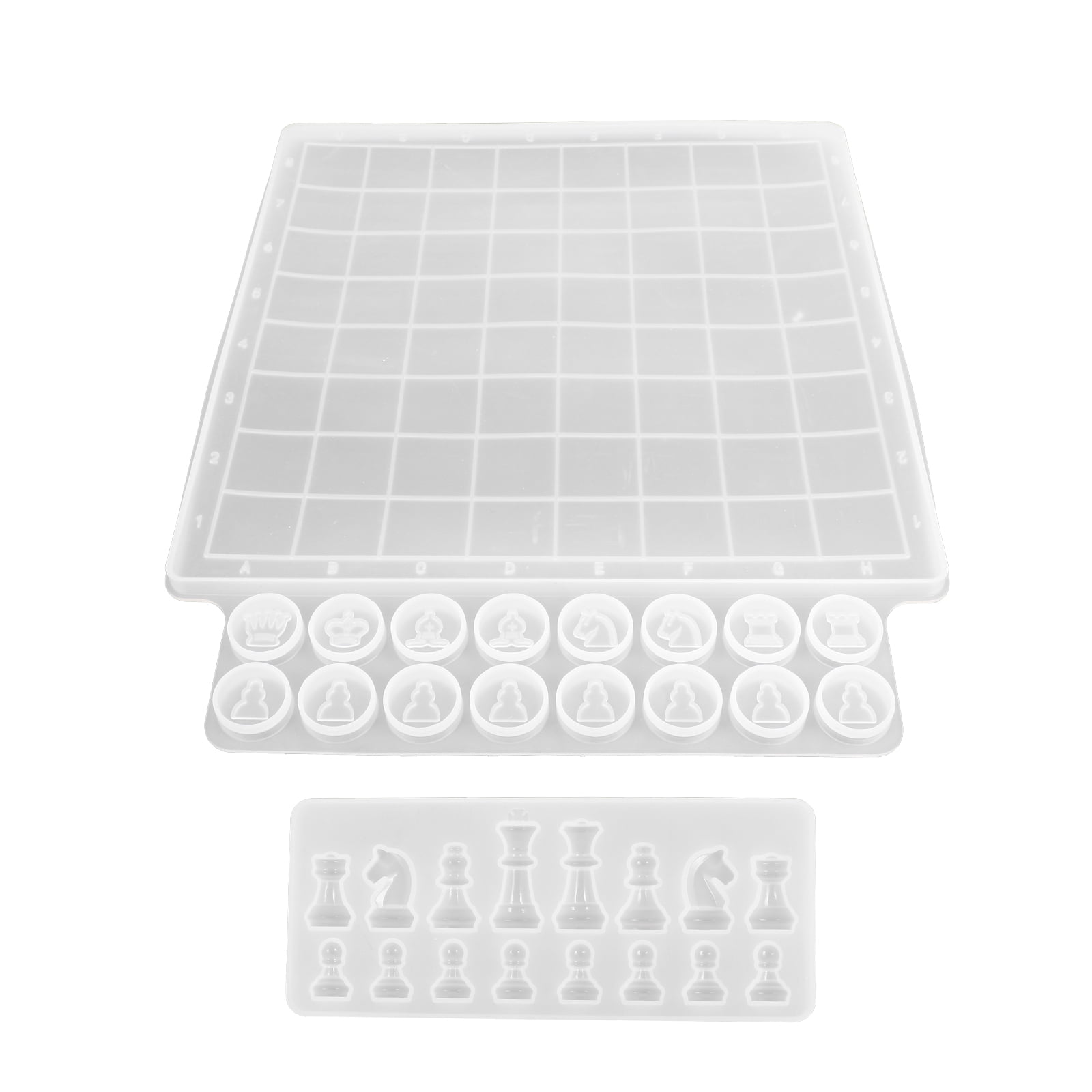 PENIKOKO Chess Set Mold 2Set For Hobbyists Making Chess Board ...