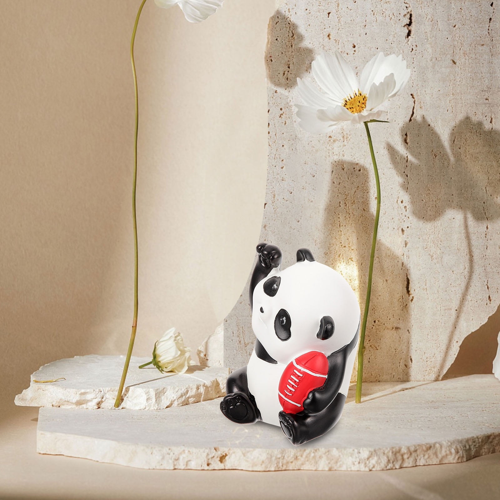PENIKOKO Realistic And Adorable Panda Figurine Resin Panda 1Pcs 3.14x2 ...