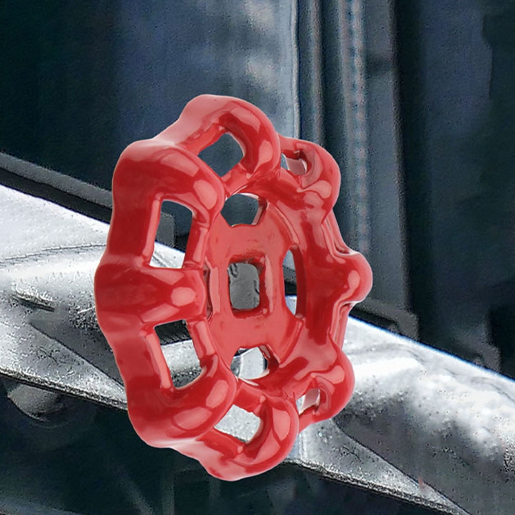 PENIKOKO Ergonomic Red Cast Iron Valve Handle for Hose Bib Spigot ...