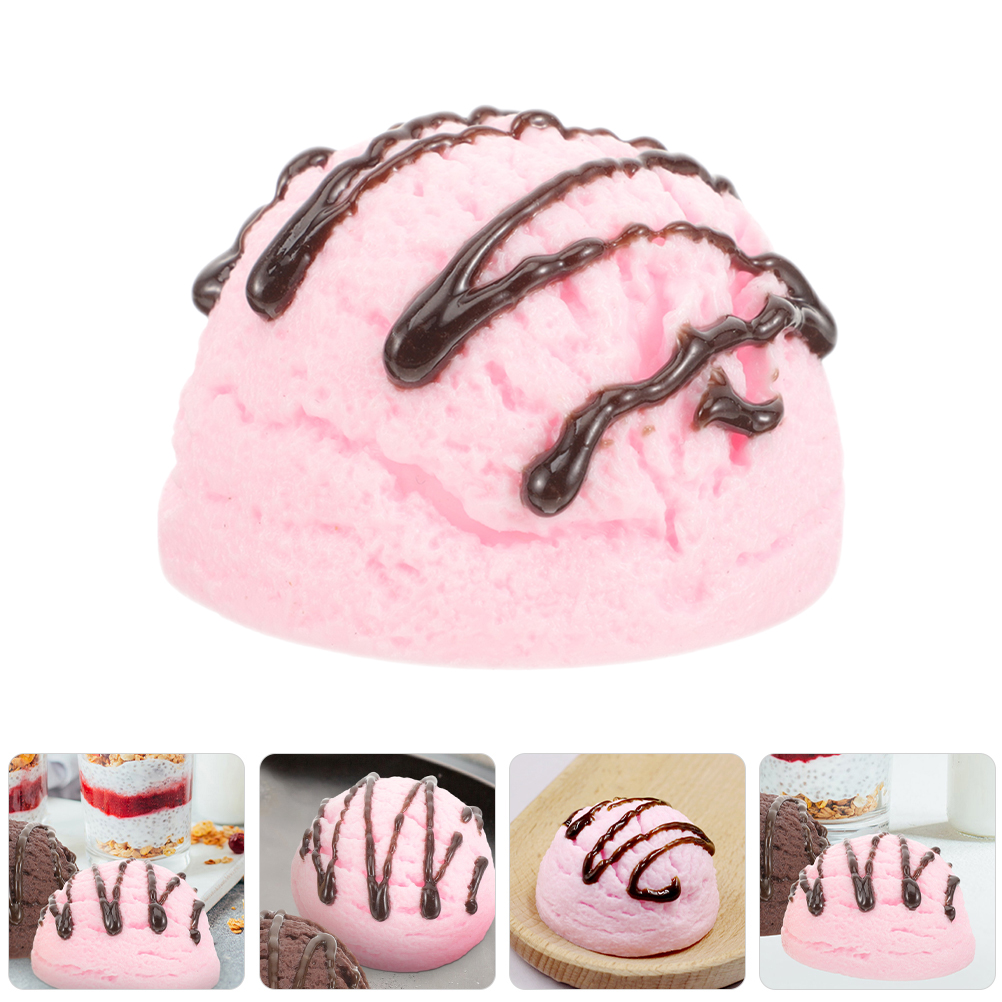 PENIKOKO Fake Ice Cream Favors Novel Style Ice Cream Prop for Art ...