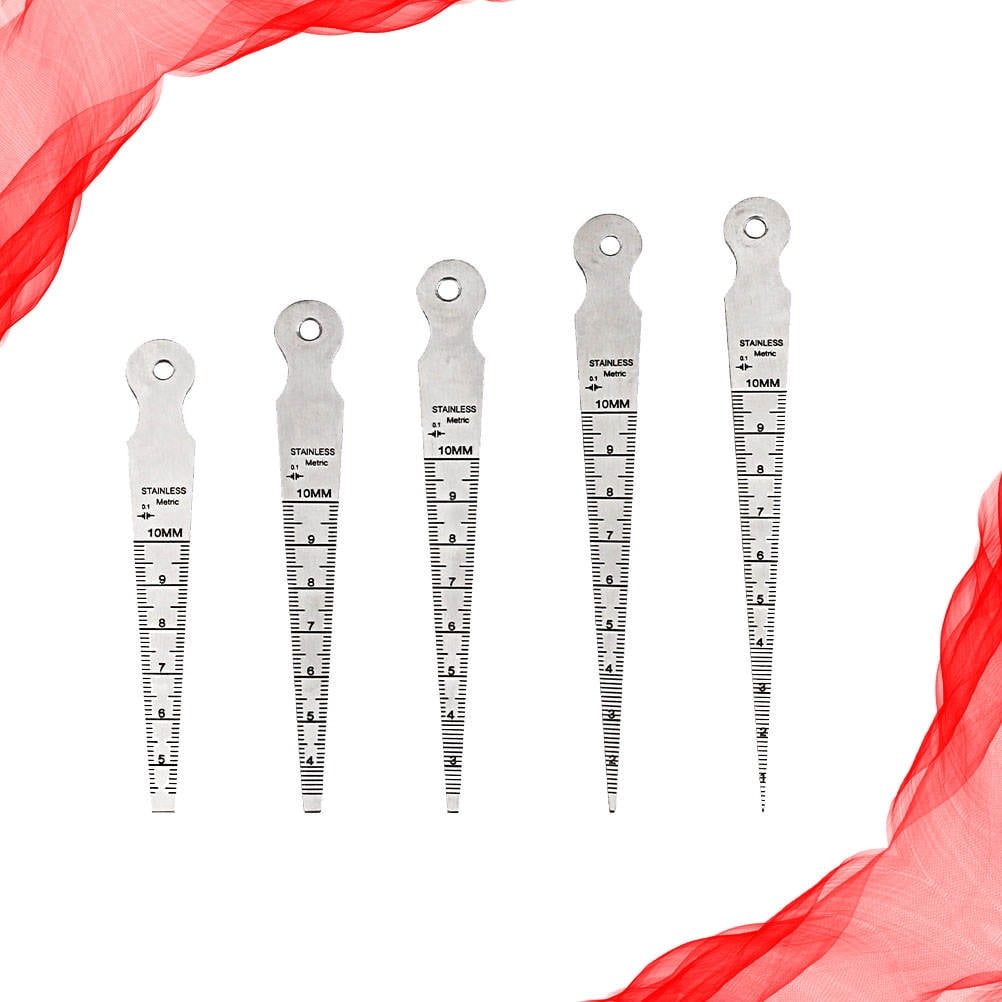 PENIKOKO Stainless Steel Taper Gauge Precision Welding Aperture Gauge ...