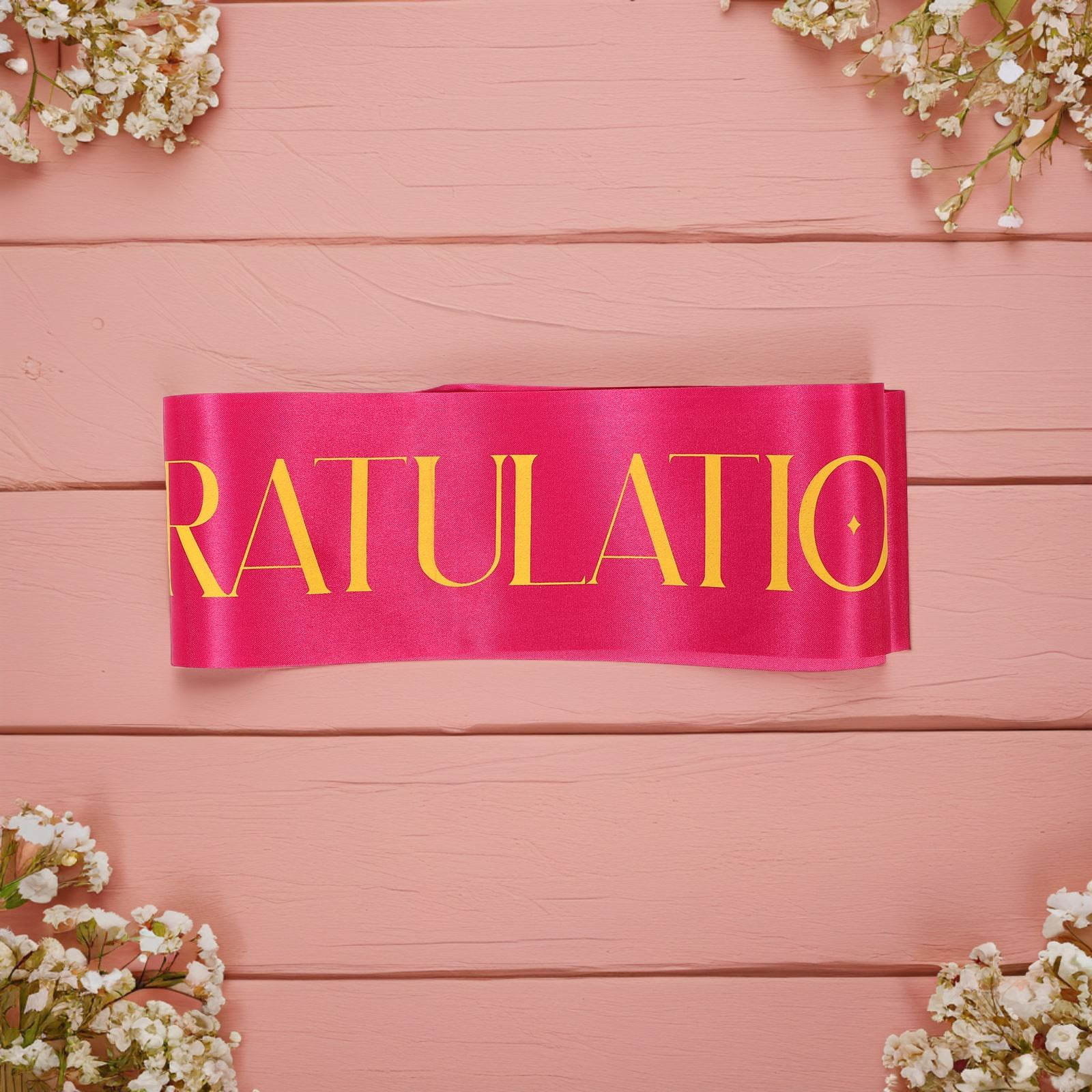 PENIKOKO Graduation Sash Rectangular Elegant Design 1Pc 31.5X3.7X0.01In ...