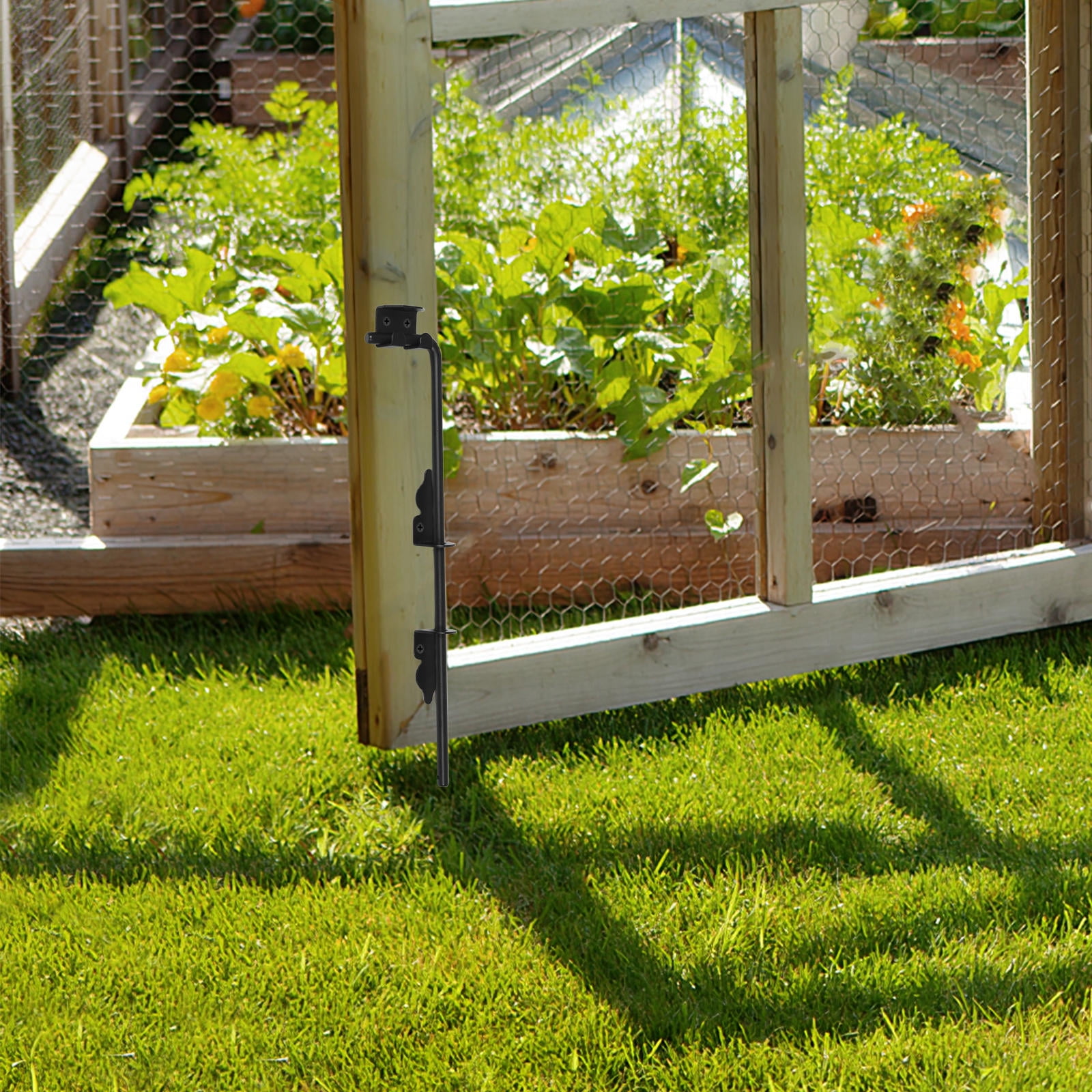 PENIKOKO Heavy Duty Gate Cane Bolt Lock For Fences Outdoor Garden Use ...