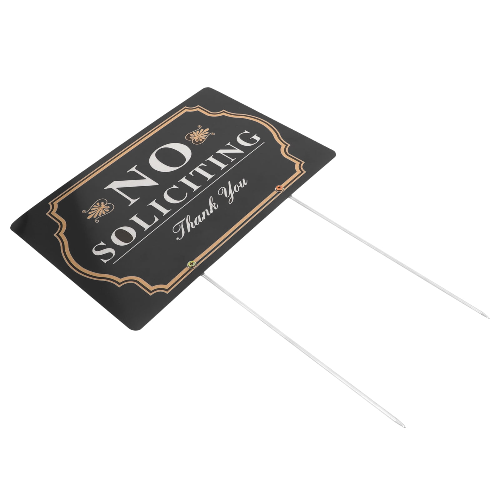 PENIKOKO No Soliciting Signs For Home 1Pcs Aluminum High Visibility ...