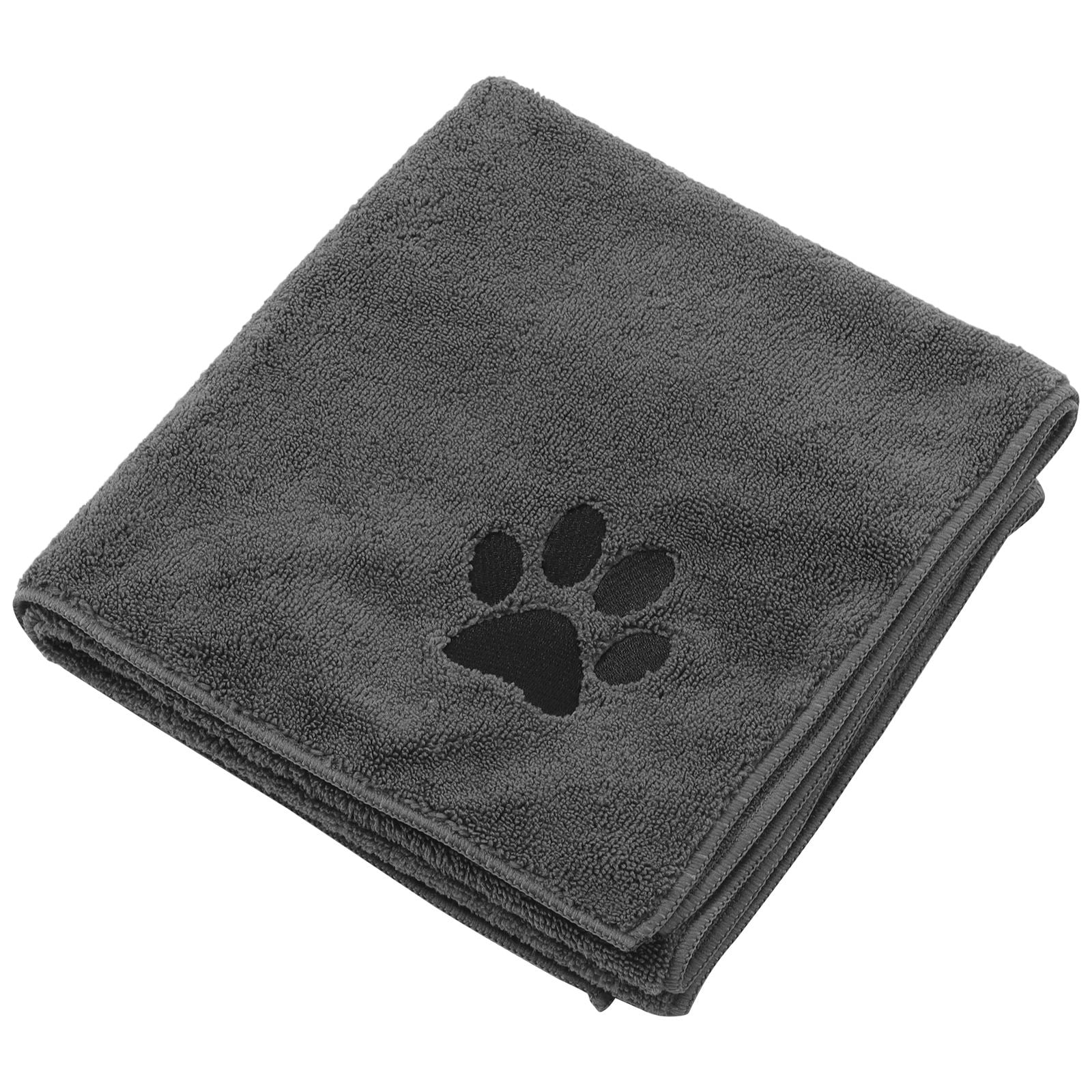 PENIKOKO Quick Drying Pet Towel Dog Towel Grey Fiber 1Pcs - Walmart.com