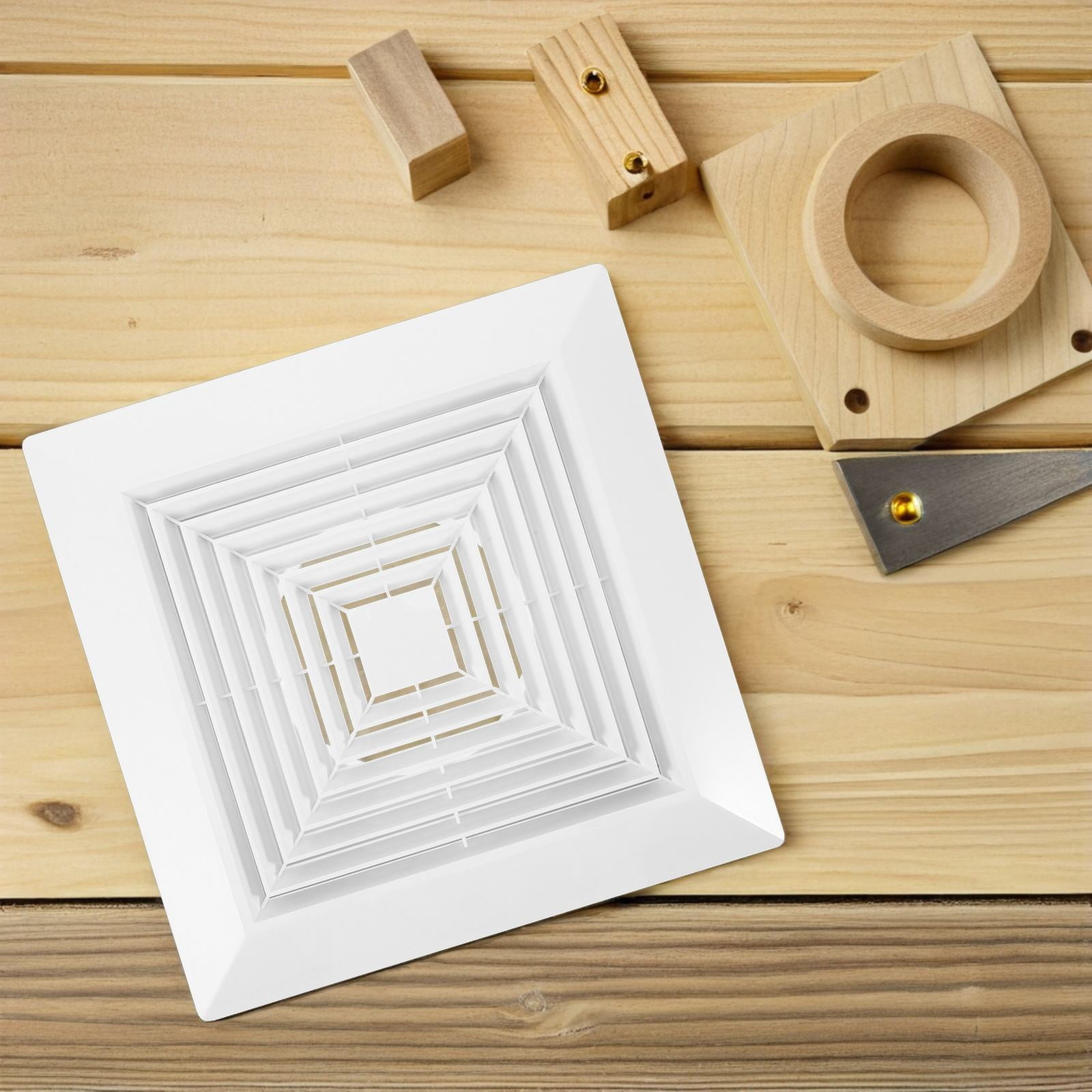 PENIKOKO Square Bathroom Vent Cover with Spring Lock for Ceiling ...