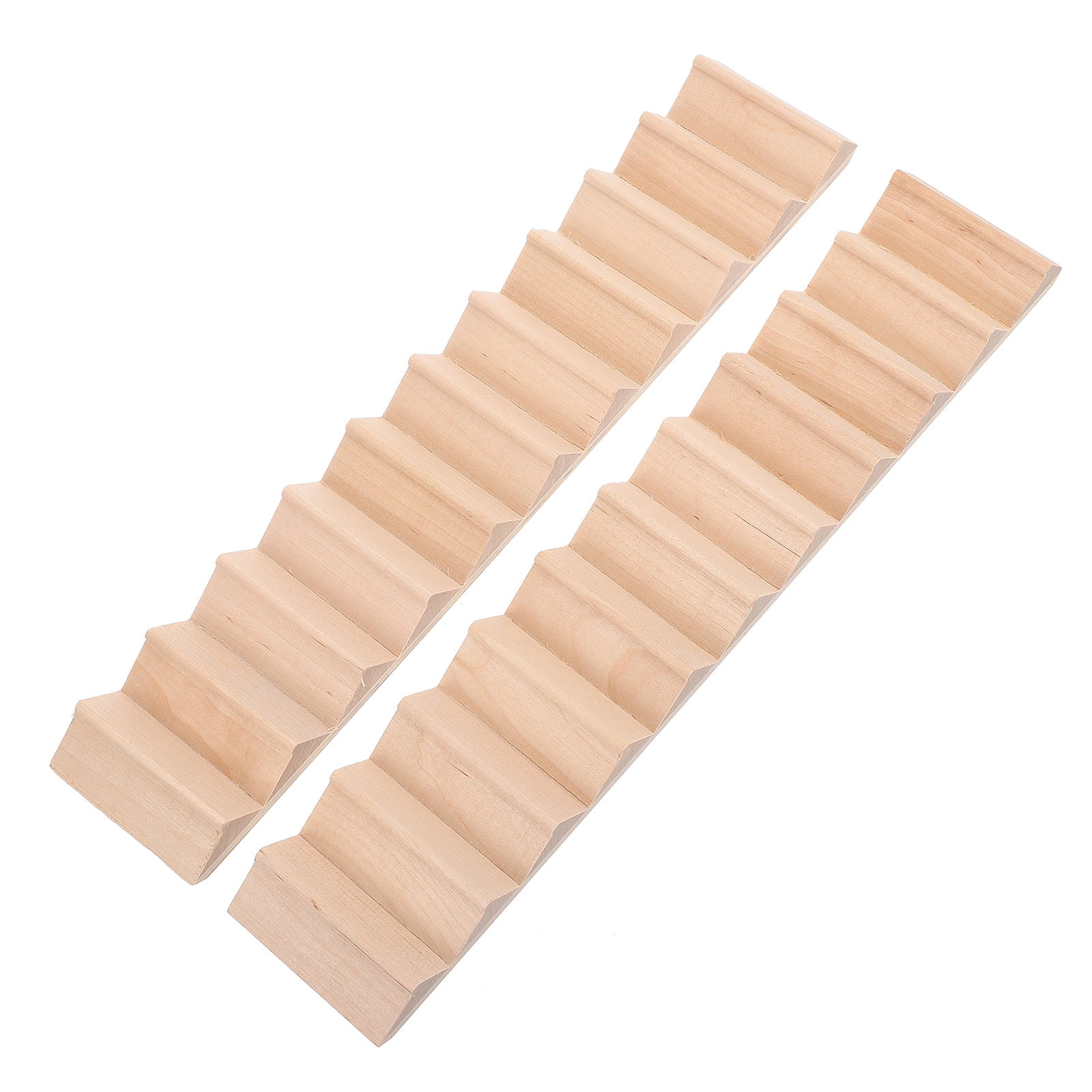 PENIKOKO Synthetic Material Mini House Staircase 2Pcs 11.8in Length for ...