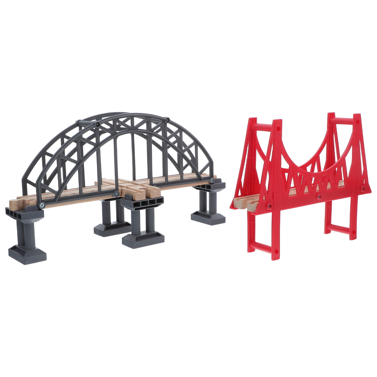 PENIKOKO Toy Train Bridge Model Set 2 Pieces for Family Fun and ...