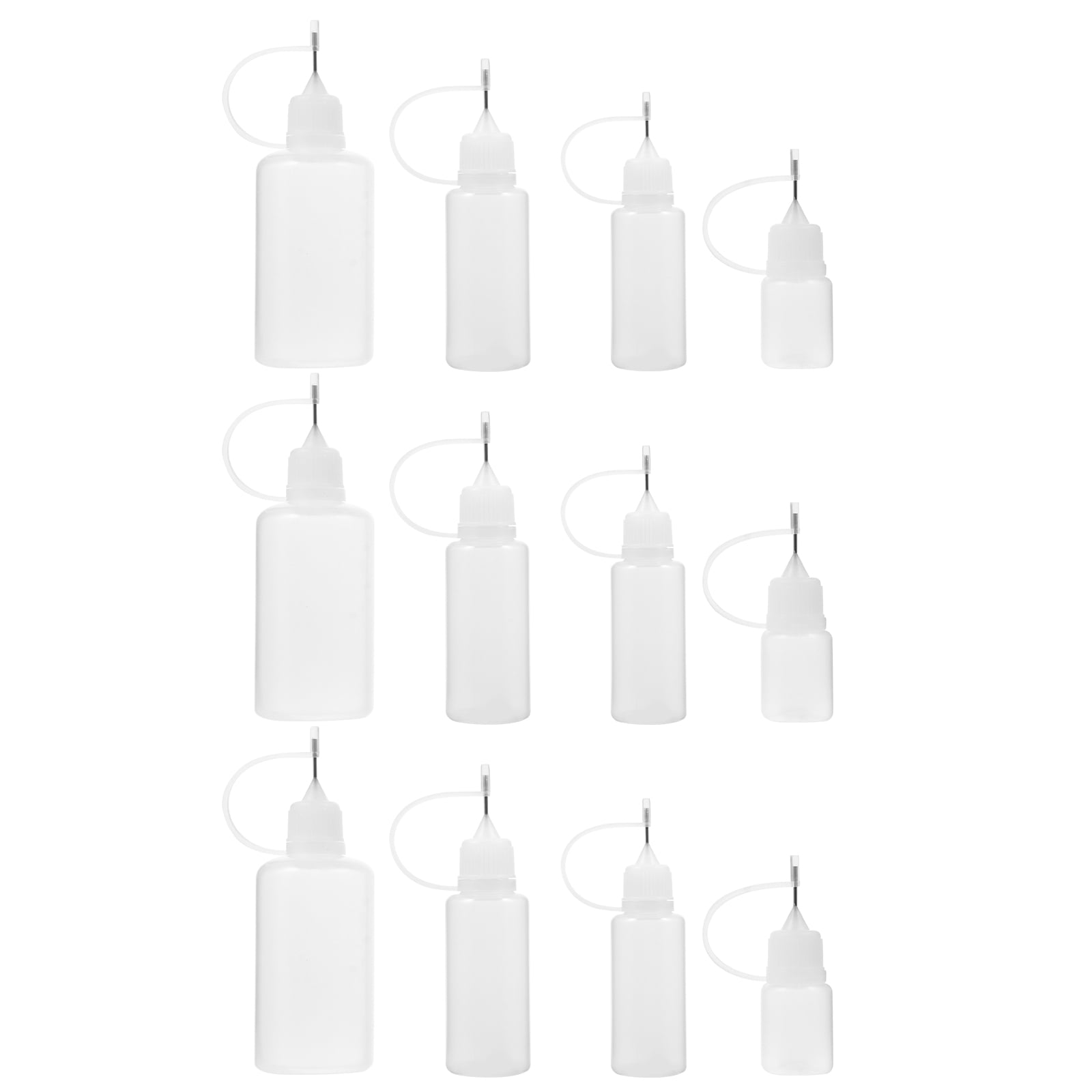 PENIKOKO Transparent Refillable Liquid Bottle for Storage Safe PE ...