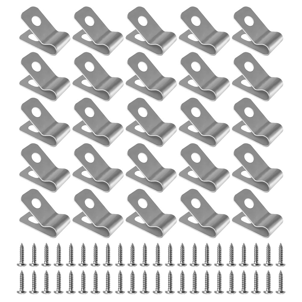 PENIKOKO Wire Mesh Fence 200Set Clips With Screws For Cattle Fence ...