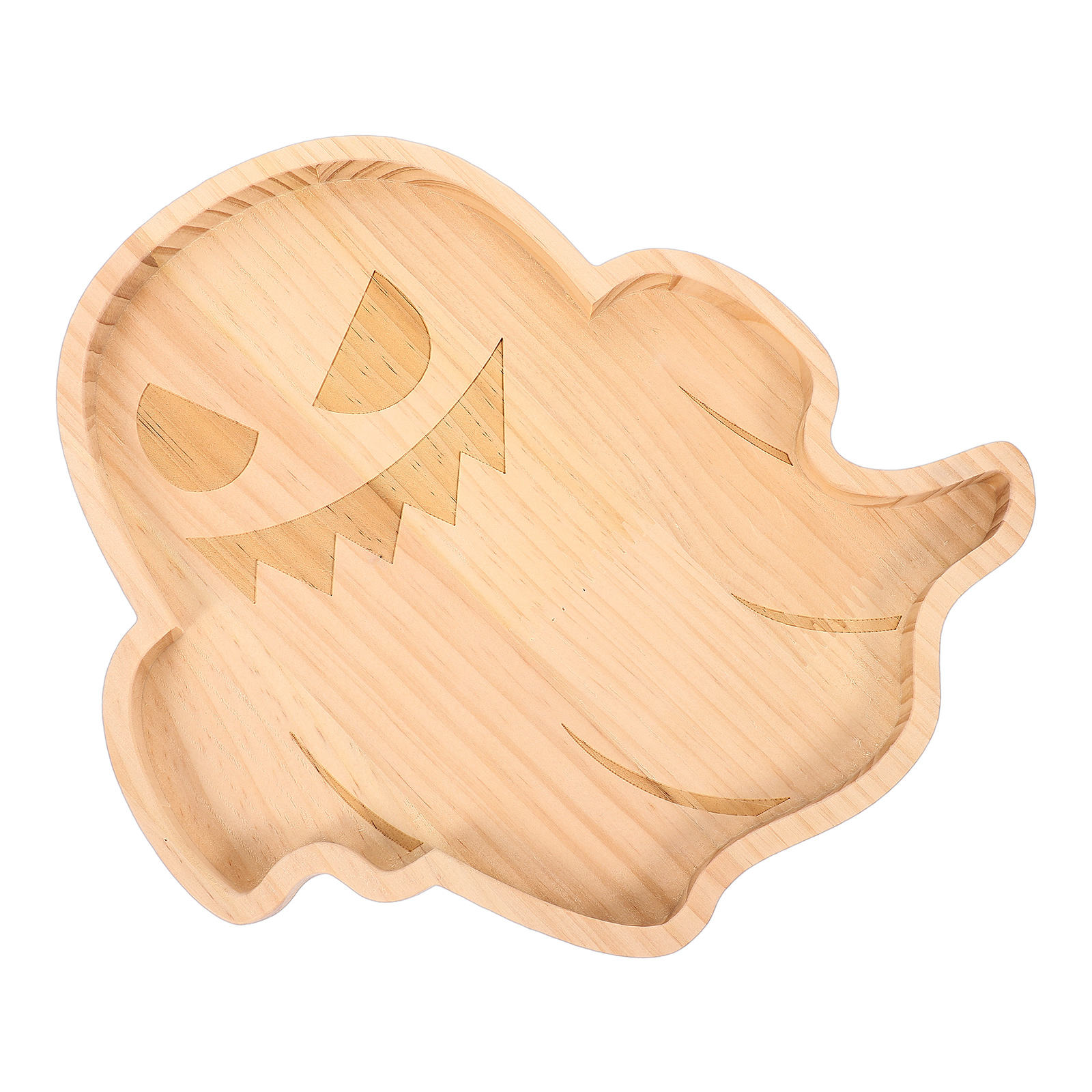 PENIKOKO Wood Dessert Tray 1Piece Ghost Shaped for Party Favor Guests ...