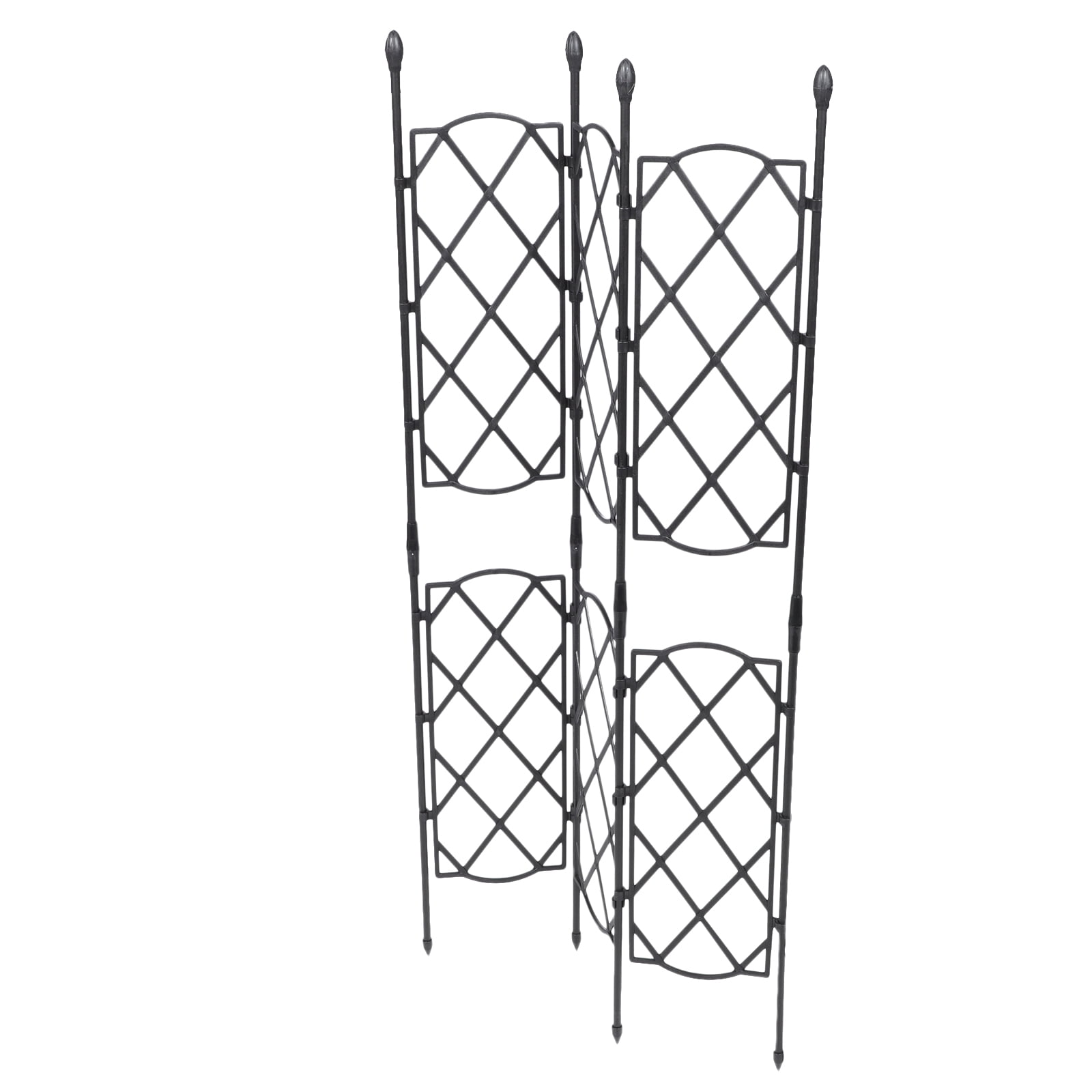 PENIKOKO climbing frame for plants Garden Support Frame Black Steel ...