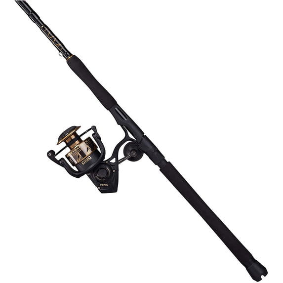 PENN Battle III 10’ Right Handed Saltwater Fishing Rod and Reel ...