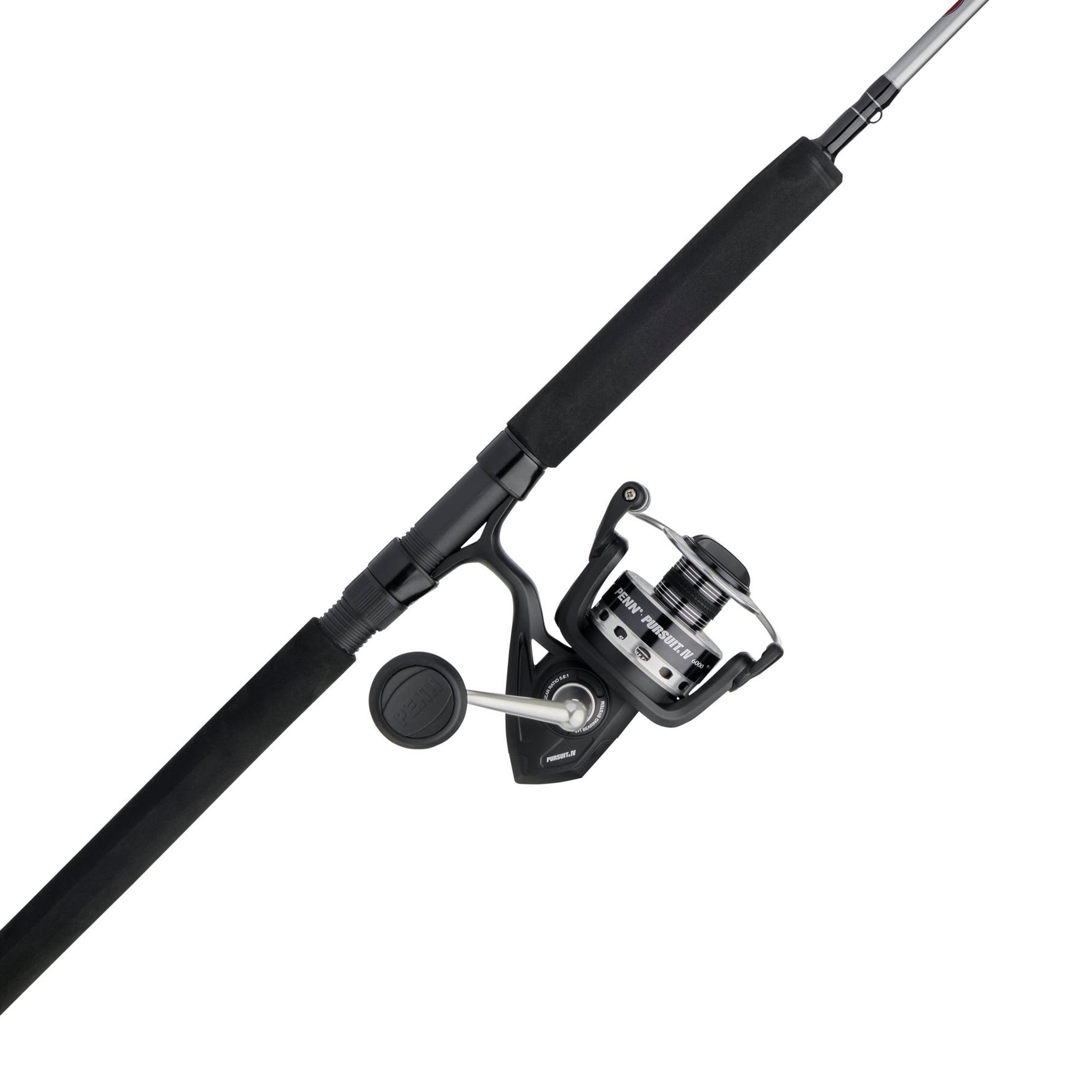 PENN Pursuit® IV Combo, 6'6" Medium Heavy Fishing Rod, 6000 Size Reel ...