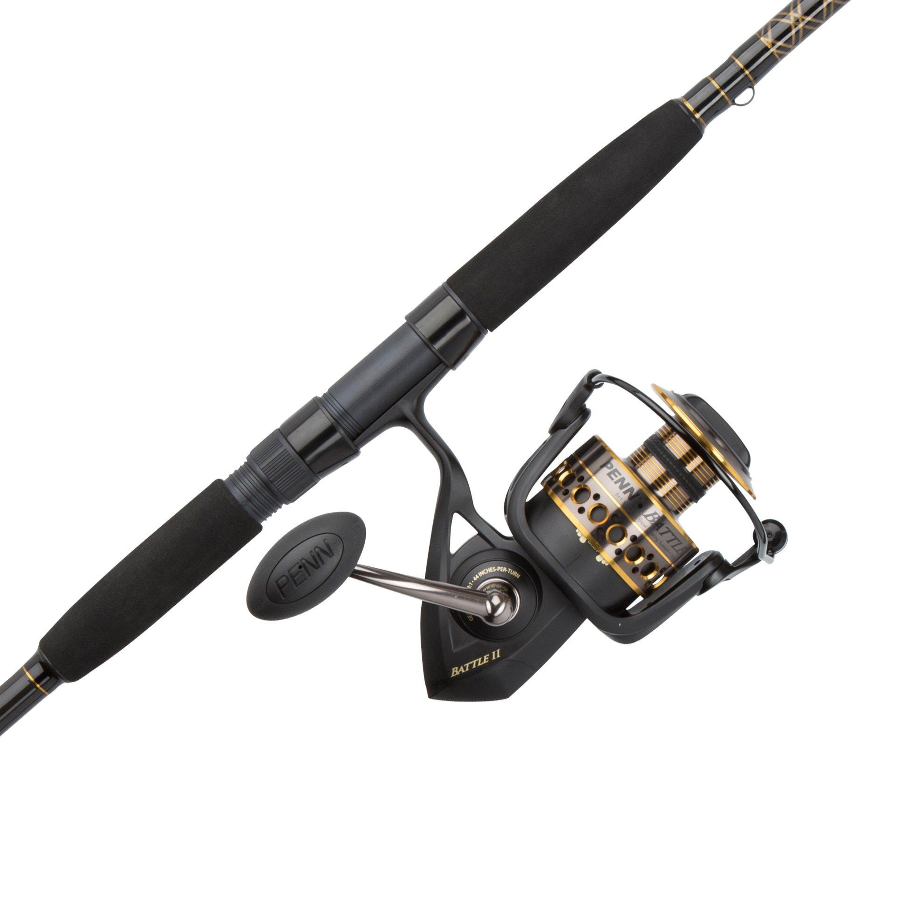 PENN, Battle¬Æ II Combo, 10' Heavy Fishing Rod, 8000 Size Reel ...