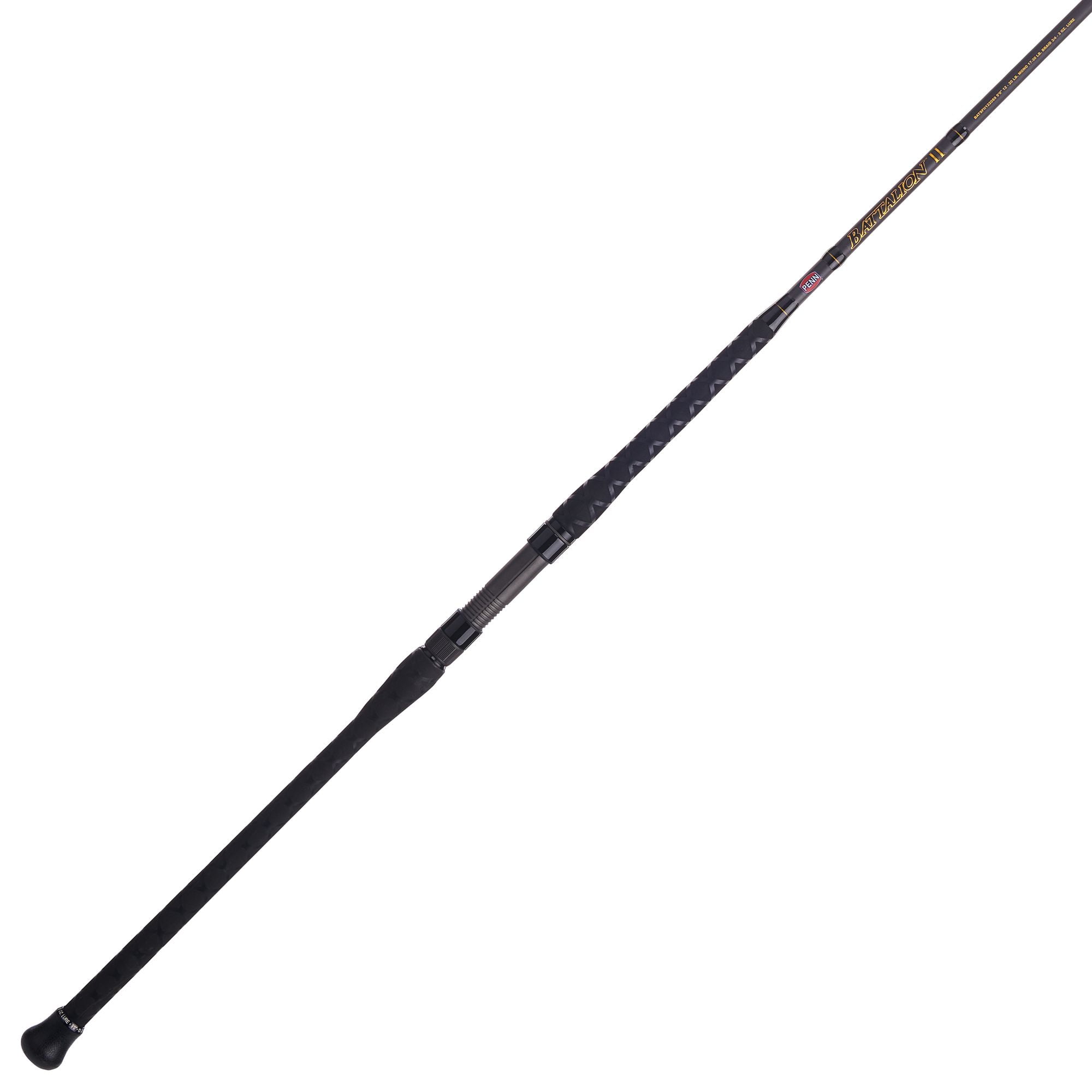 PENN Battalion™ II Surf Spinning Rod, 8' Medium Fishing Rod, 2 Piece ...