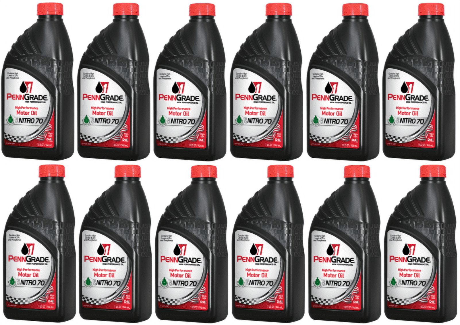 PENN GRADE 1 71176, Monograde High Performance Oil Nitro 70, 12 Quart ...
