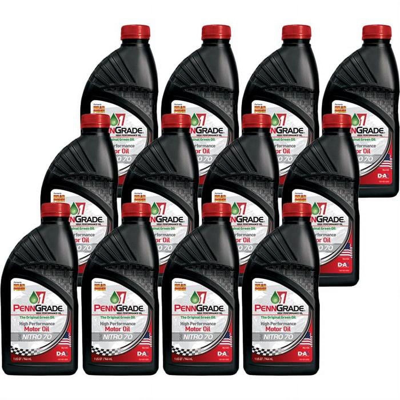 PENN GRADE 1 71176, Monograde High Performance Oil Nitro 70, 12 Quart ...