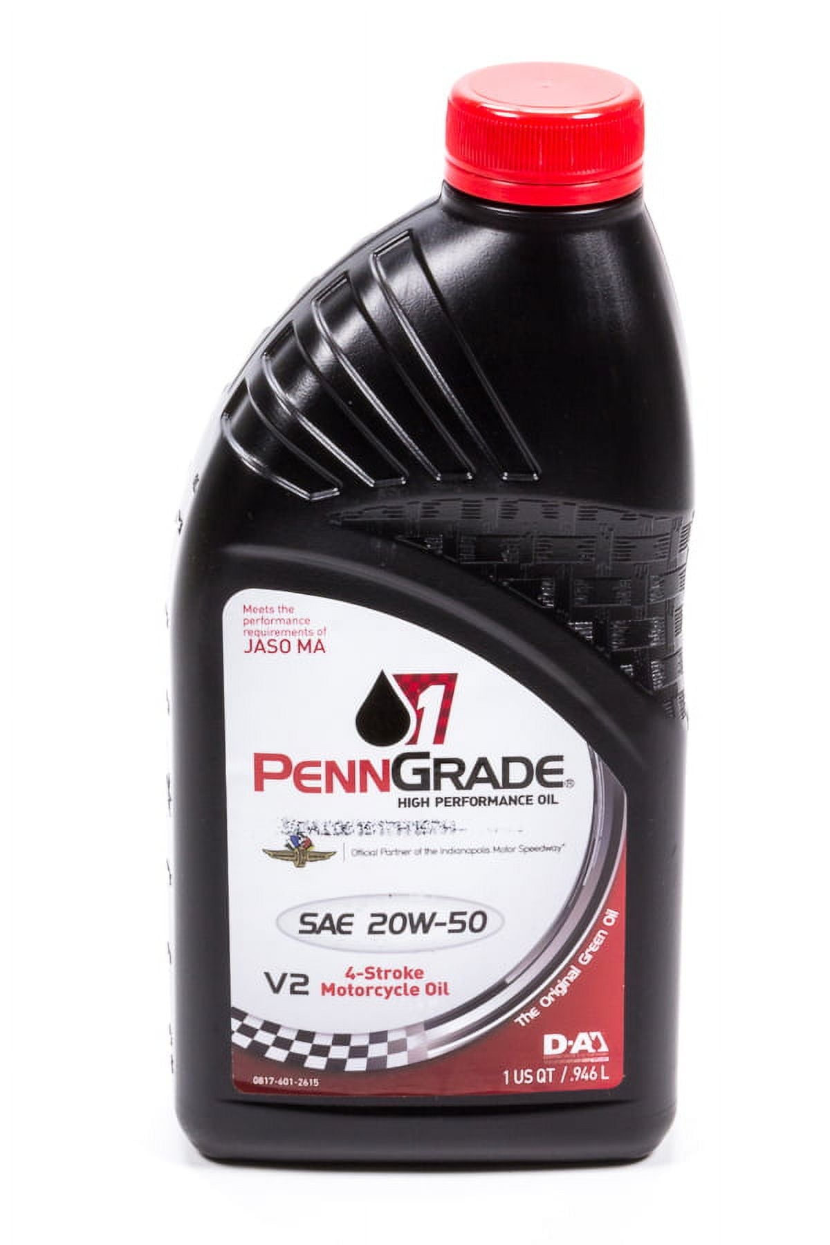PENN GRADE 1 71196, Synthetic Blend High Performance Oil SAE 20W-50, 1 ...