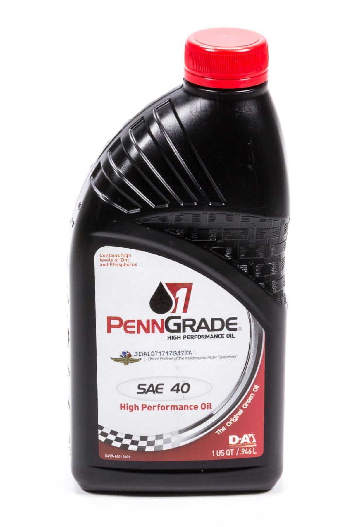 PENN GRADE 1 71406, Monograde High Performance Oil SAE 40, 1 Quart ...