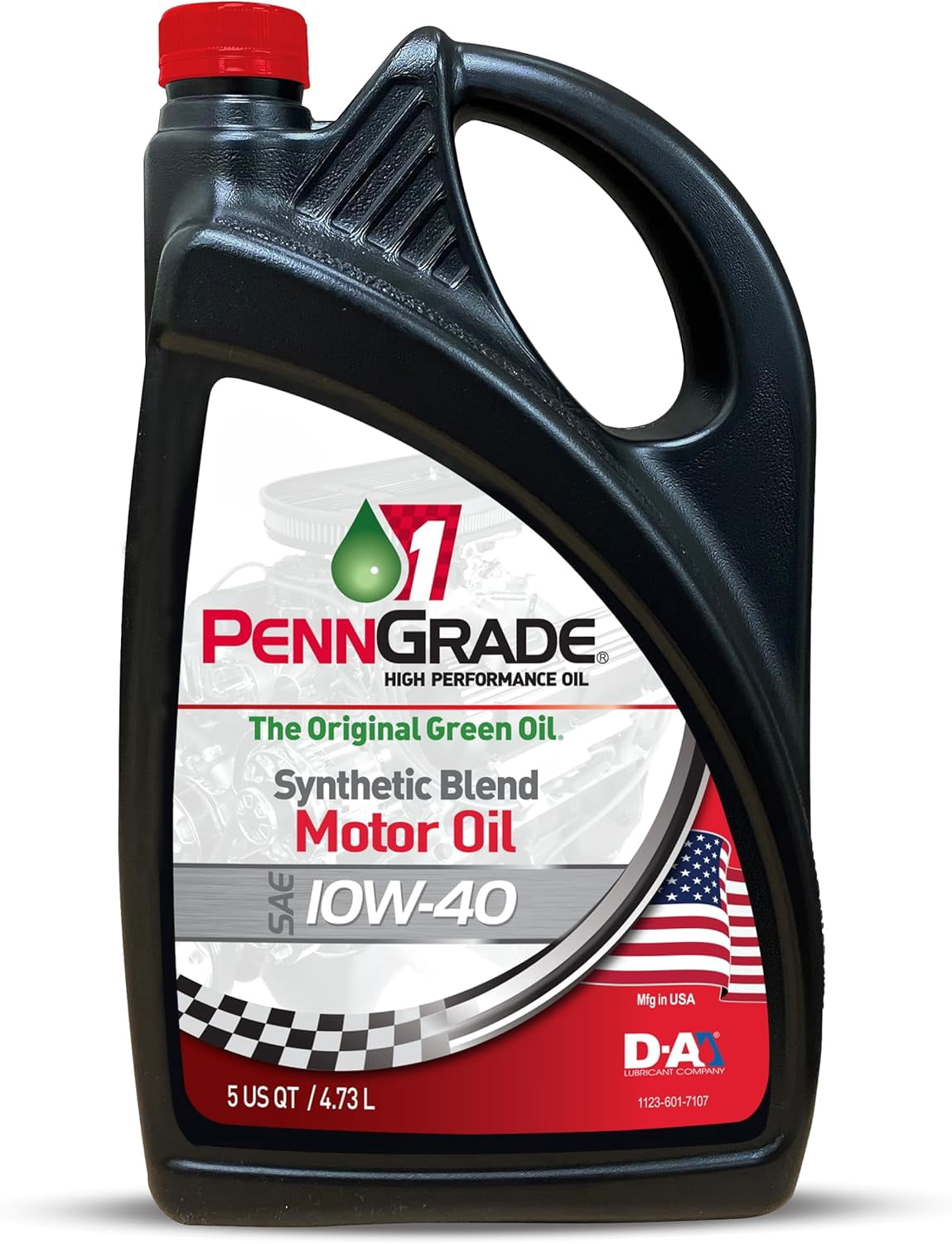 PENN GRADE 1, 71440, Synthetic Blend High Performance Oil SAE 10W-40, 5 ...