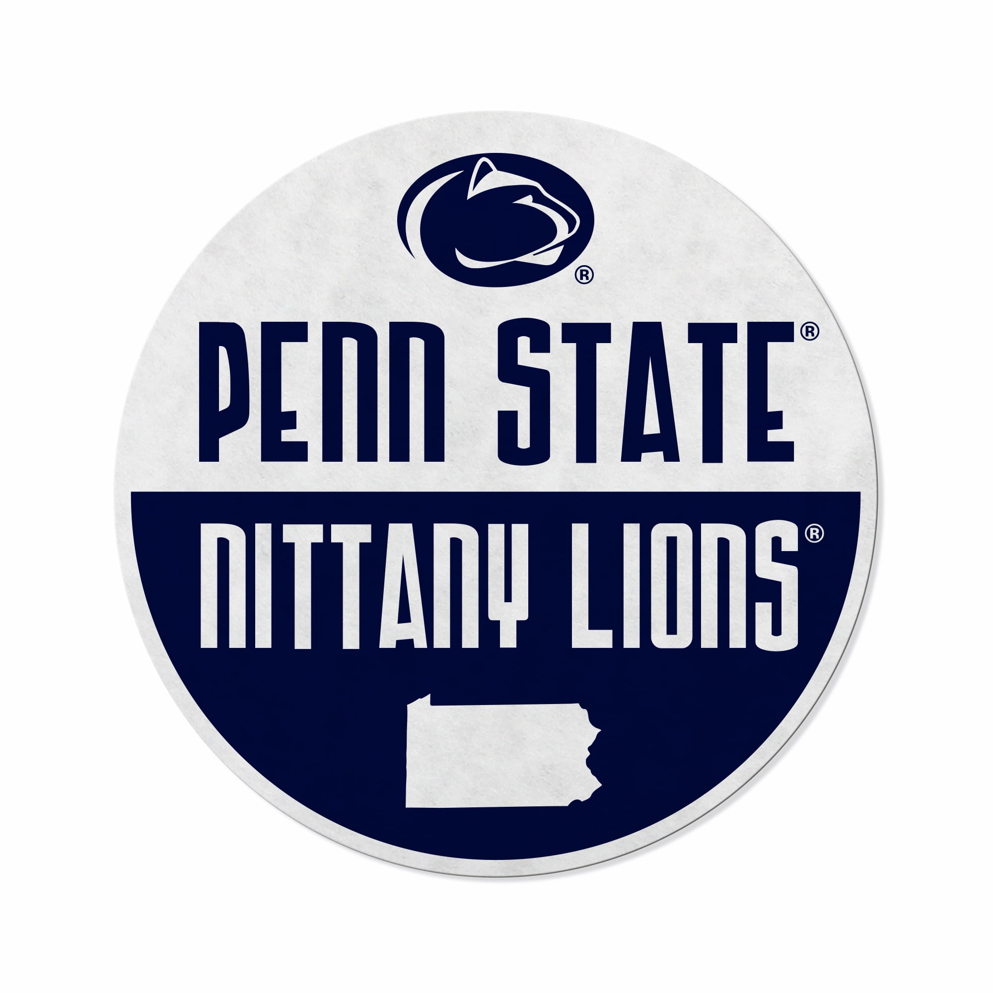PENN STATE SHAPE CUT LOGO WITH HEADER CARD - CLASSIC DESIGN - Walmart.com
