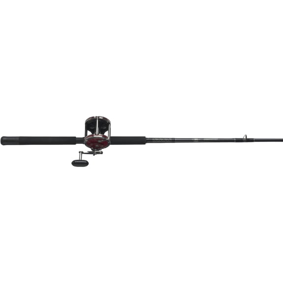PENN 6’6” Rival Level Wind Saltwater Fishing Rod and Reel Combo, Medium ...