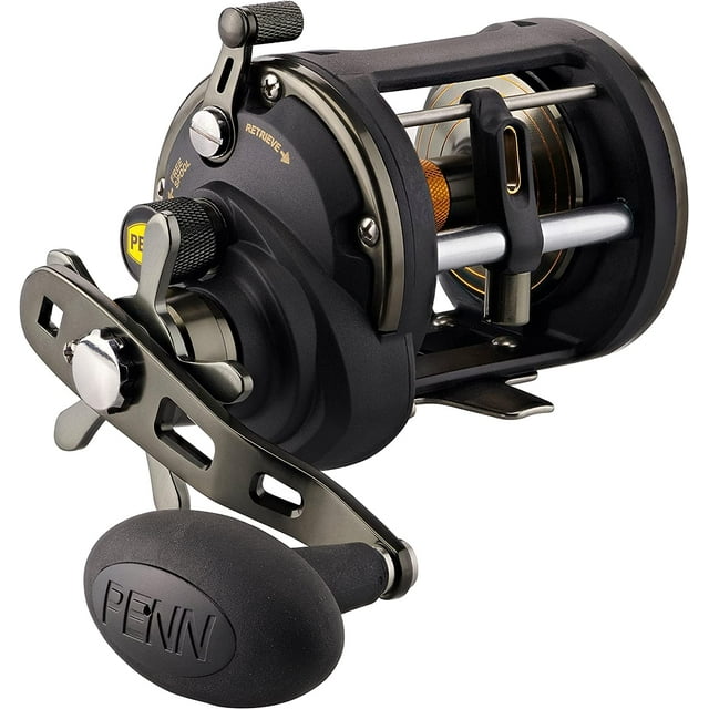 PENN Squall II Level Wind Conventional Reel, Size 50, Right-Hand ...