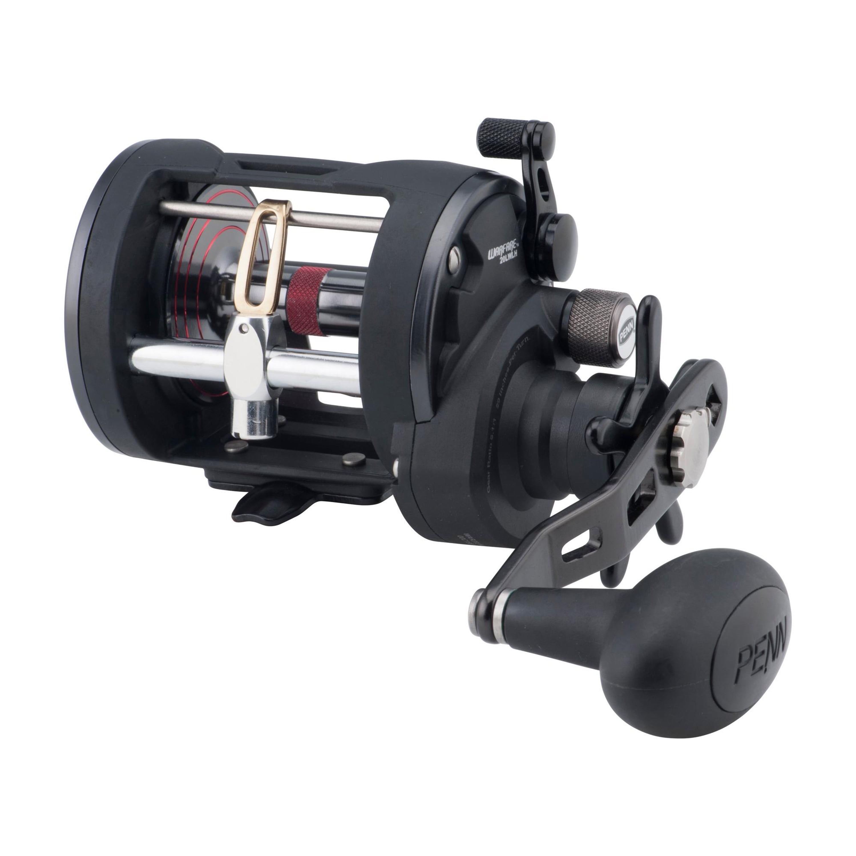 PENN Warfare™ Level Wind Reel, 20 Size Fishing Reel, Left Hand ...
