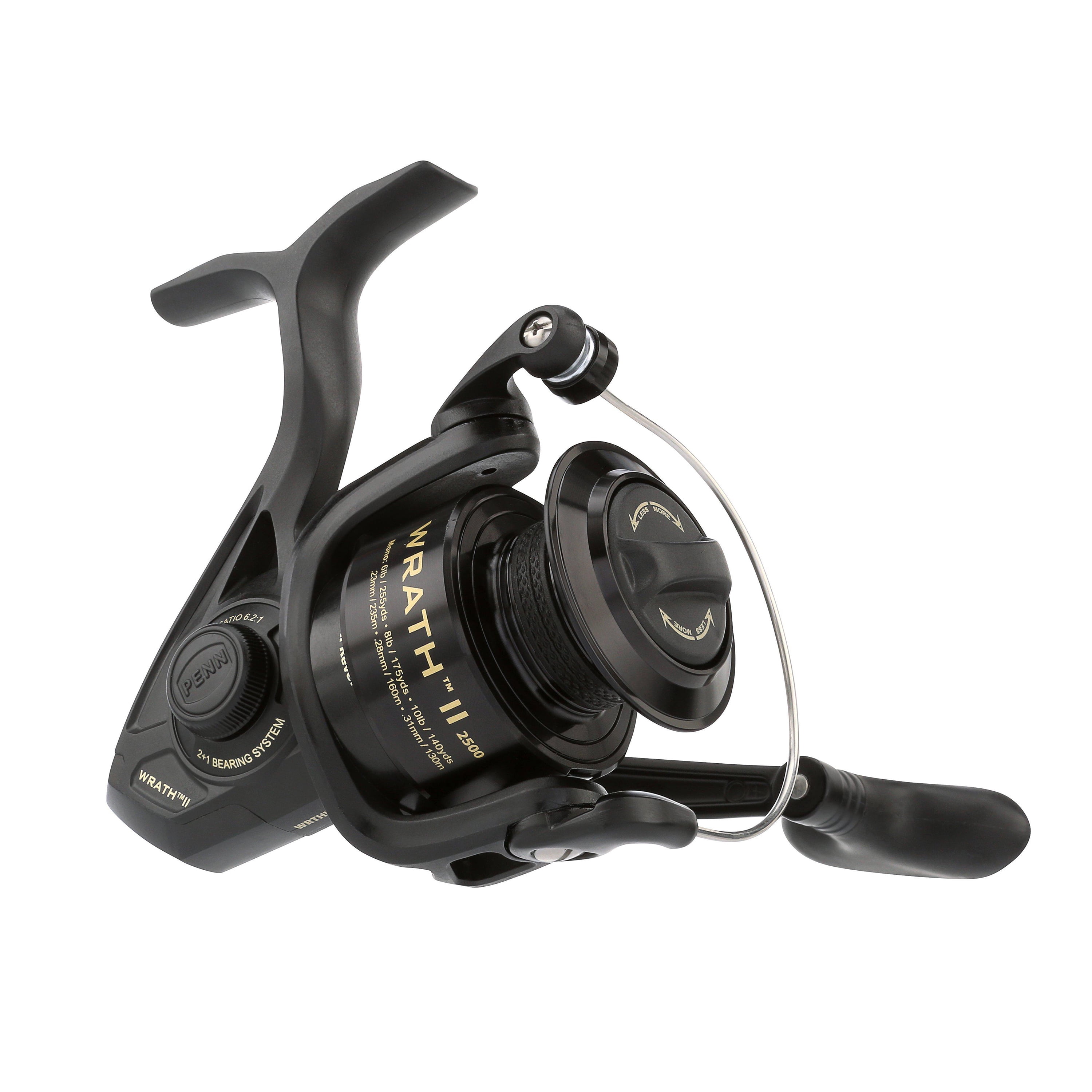 PENN Wrath® II Spinning Reel, 2500 Size Fishing Reel - Walmart.com