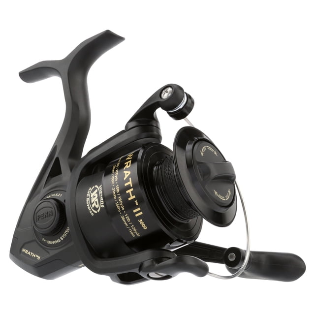 PENN Wrath II Spinning Fishing Reel, 3000 Size Reel - Walmart Business ...