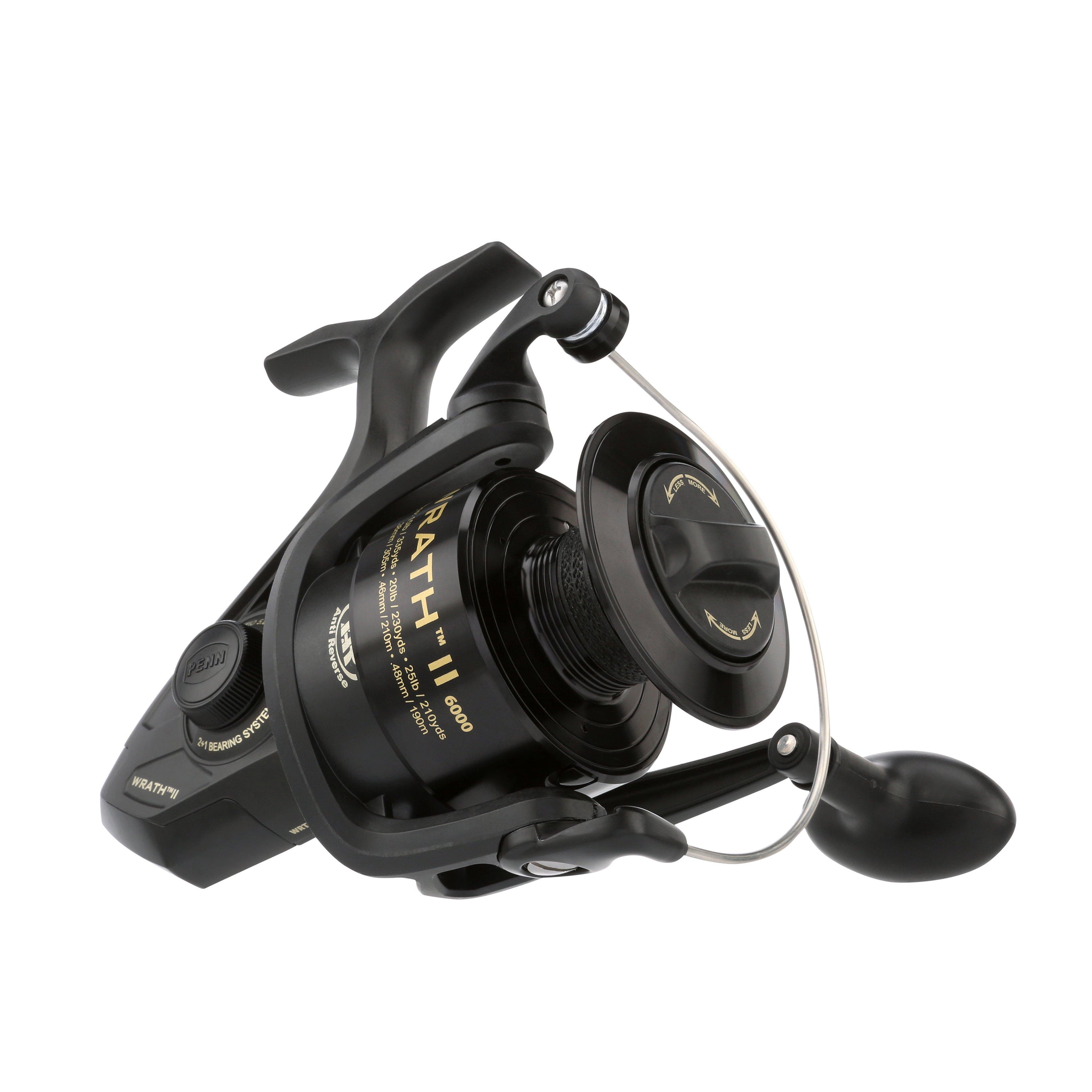PENN Wrath® II Spinning Reel, 6000 Size Fishing Reel - Walmart.com