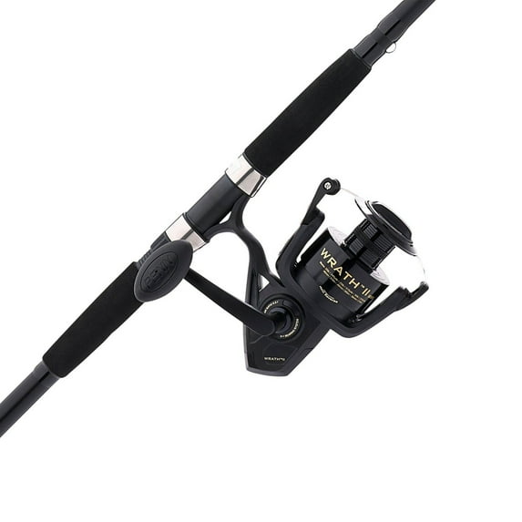 Free Shipping! PENN Wrath II Spinning Combo, 12' Heavy Fishing Rod and 8000 Size Reel - Walmart.com
