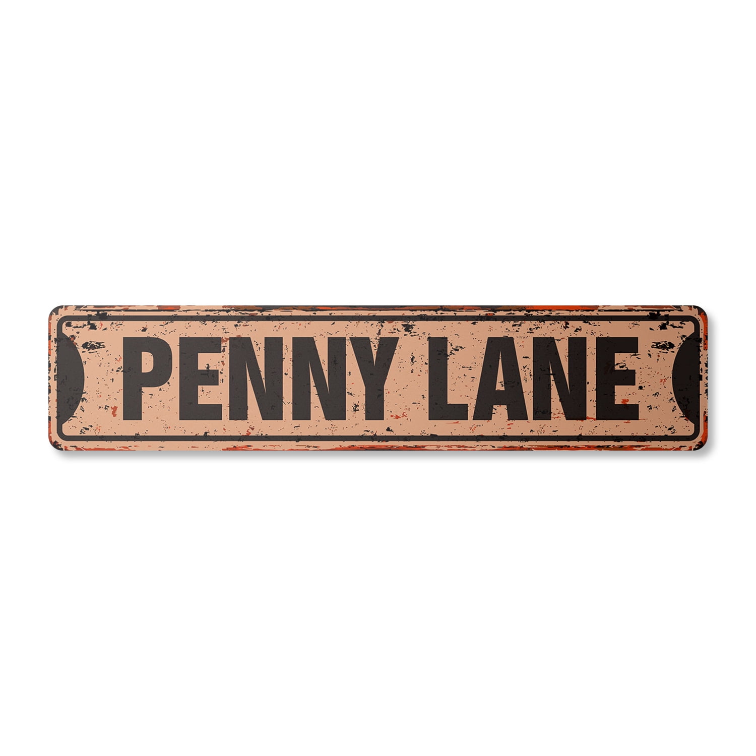 PENNY LANE Vintage Plastic Street Sign new signs UK music Beatles ...
