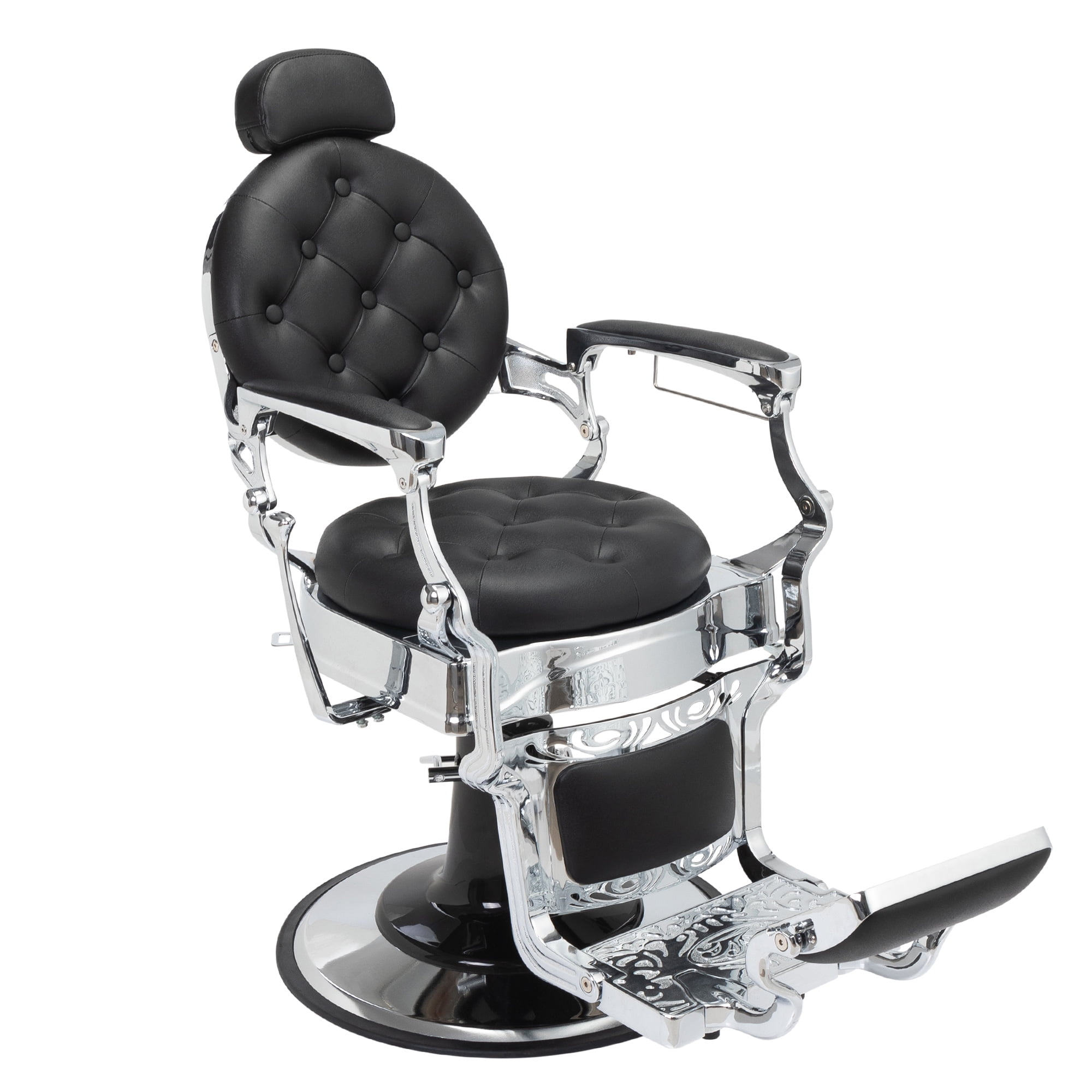 PENNYNANA Heavy Duty Reclining Barber Chair, Hydraulic Salon Chair with ...