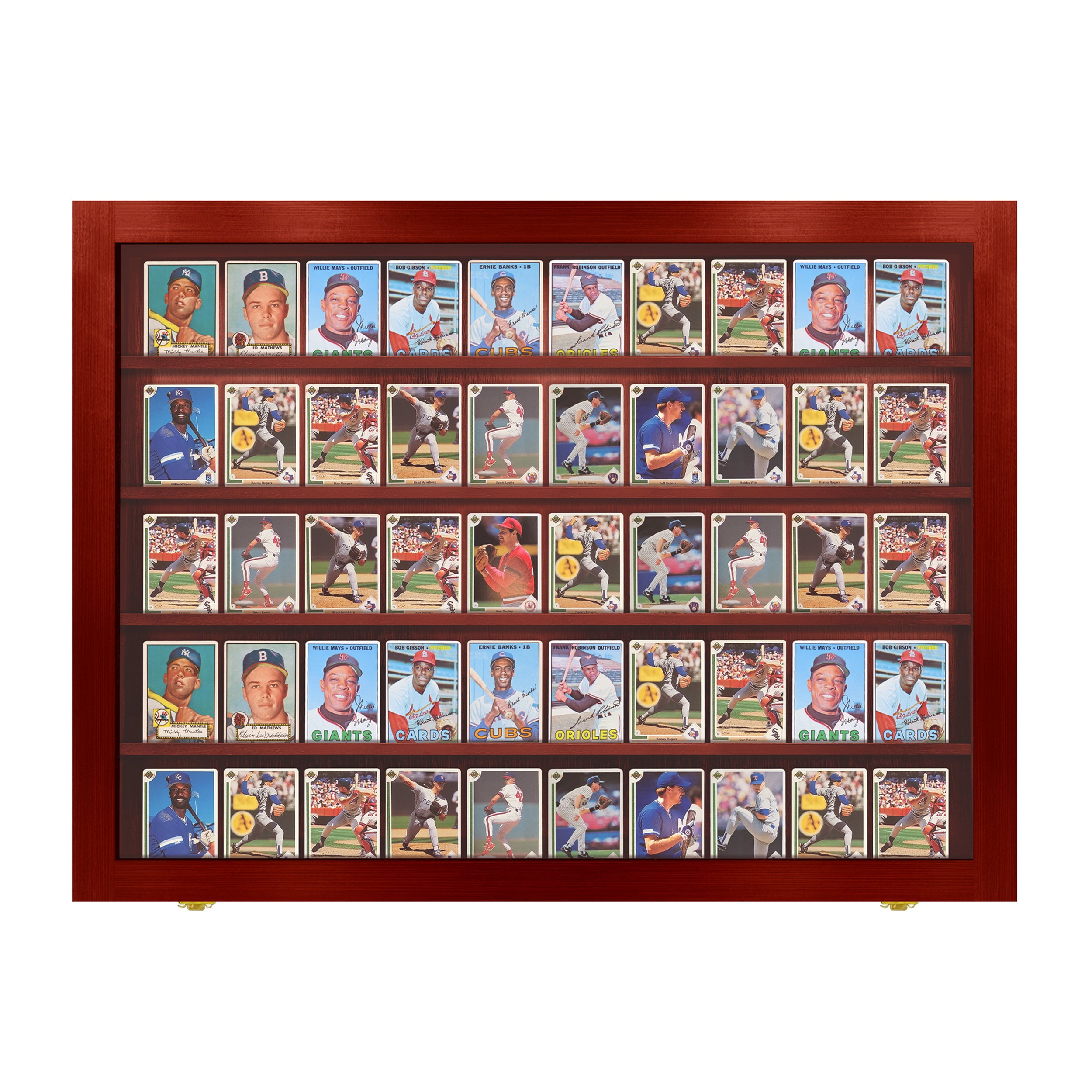 PENNZONI Baseball Card Display Case, 50 Ungraded Cards Acrylic Frame ...