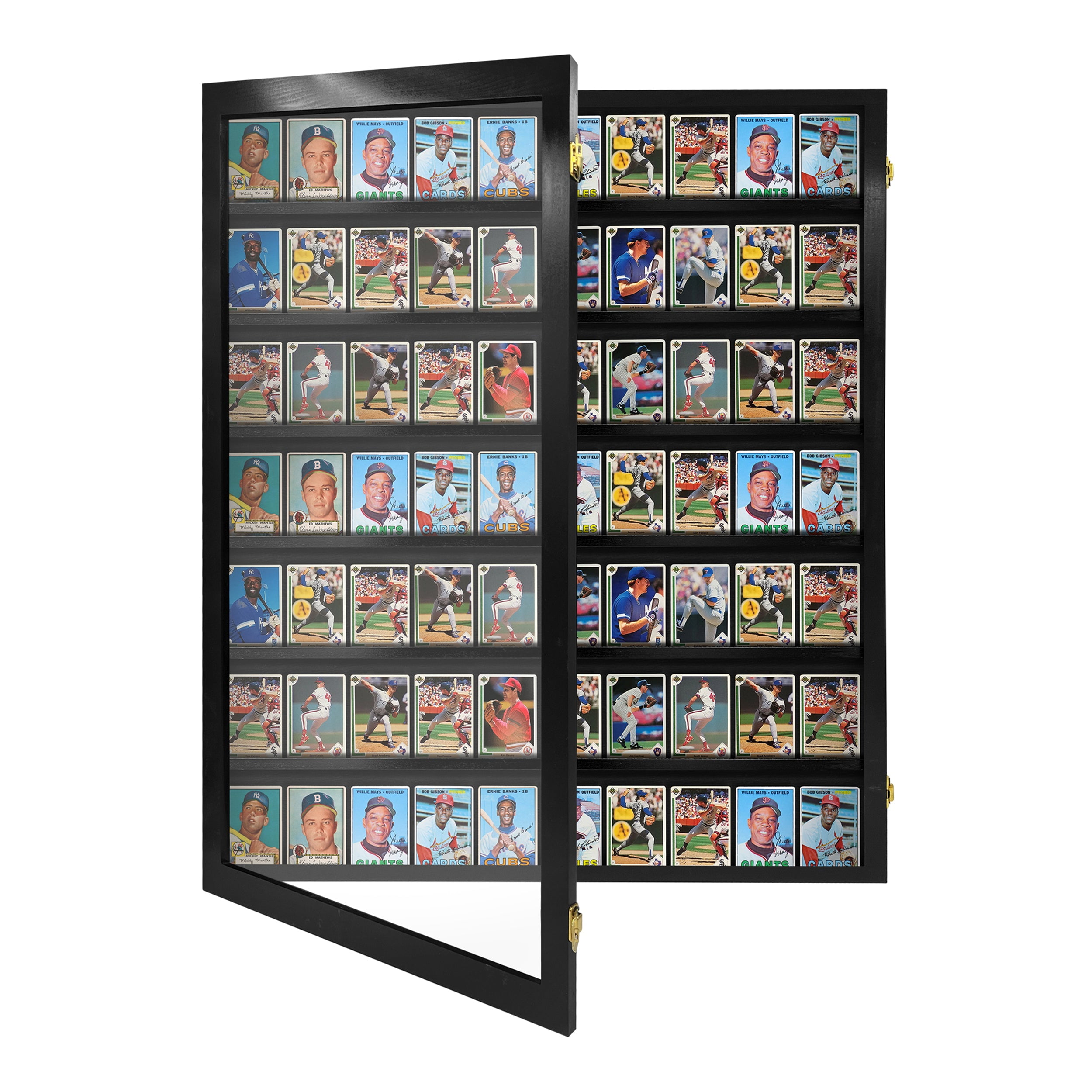 PENNZONI Baseball Card Display Case, 70 Ungraded Cards Acrylic Frame ...