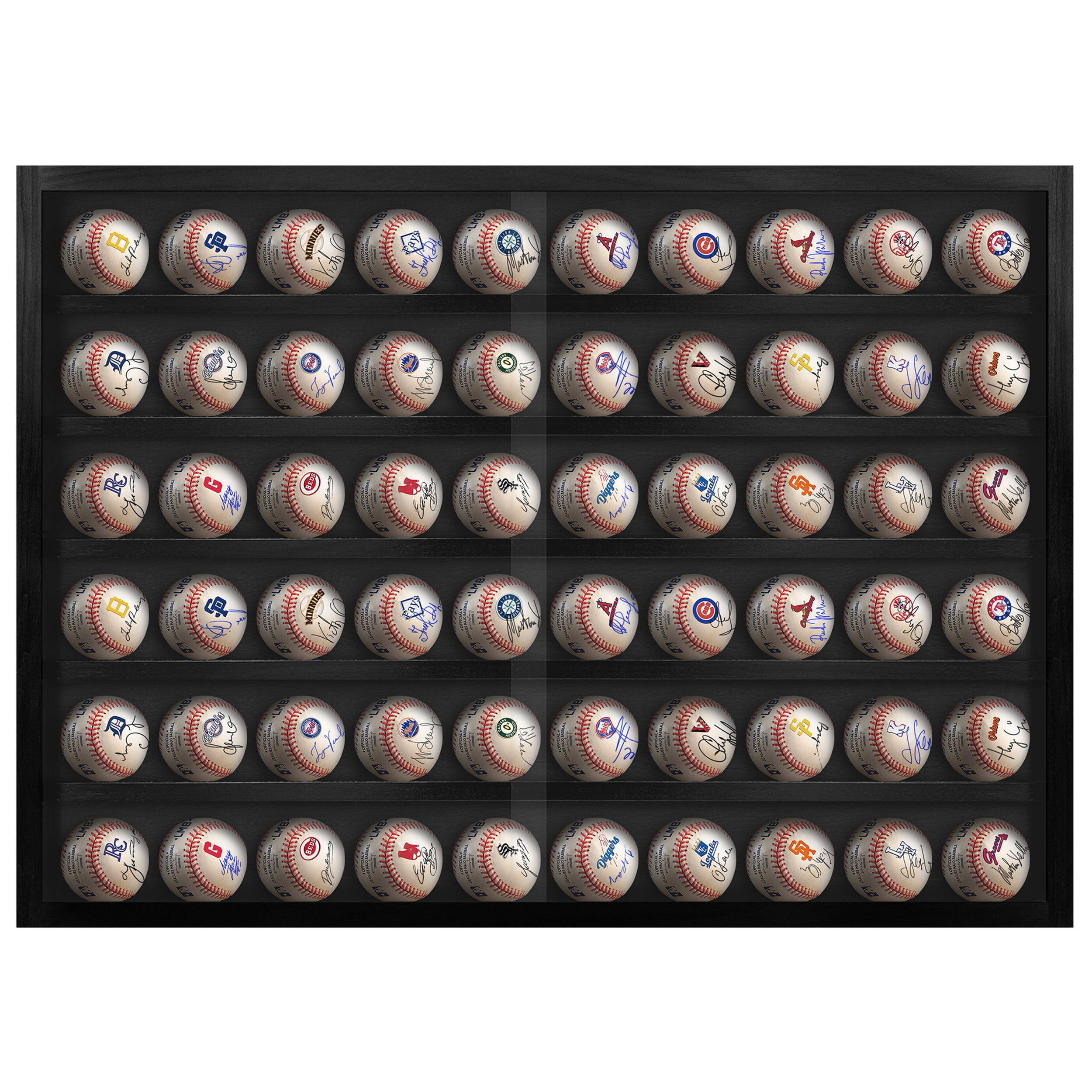 PENNZONI Baseball & Hockey Puck Display Case,Clear Acrylic Box, Holds ...