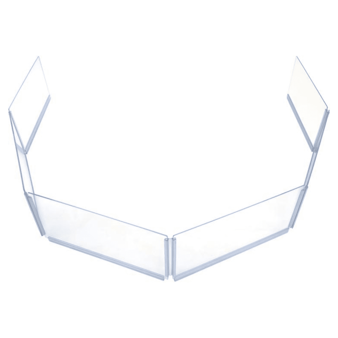 PENNZONI Extension Panels for Drum Shield w/ Living Hinges 1ft Tall ...