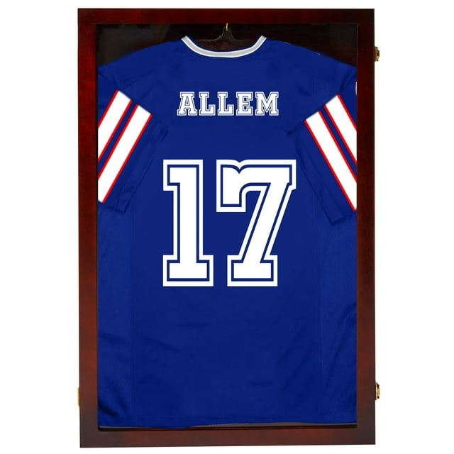 PENNZONI Jersey Frame Display Case, Acrylic Sports Jersey Frame Shadow ...