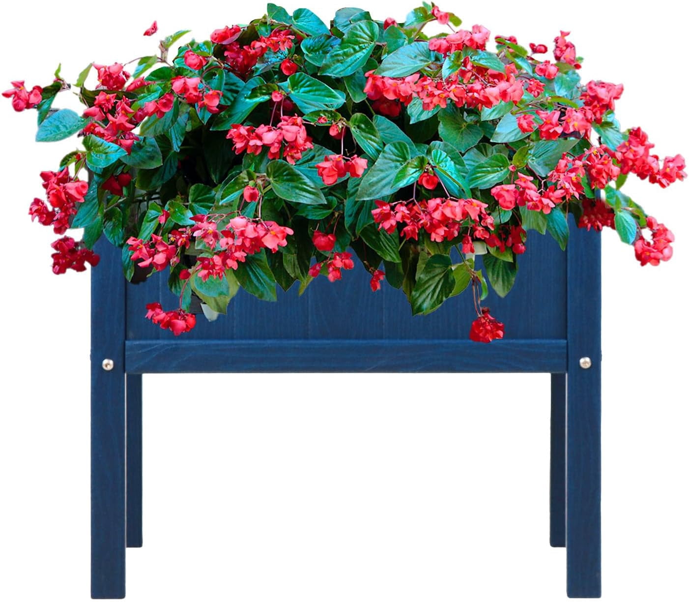 PENOVA Raised Garden Bed with Drainage Hole Waterproof HDPE Elevated ...