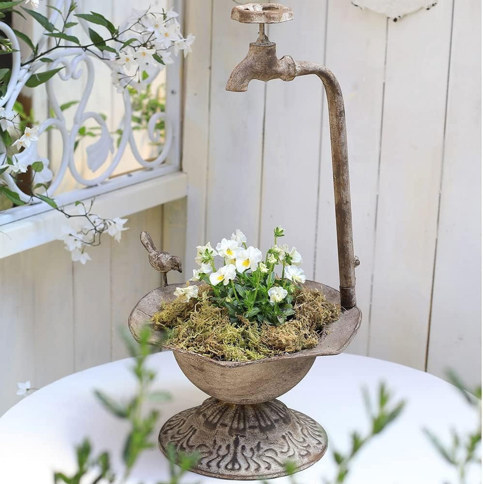 PENOVA Unique Planters for Indoor Outdoor Plants, Rustic Succulent ...