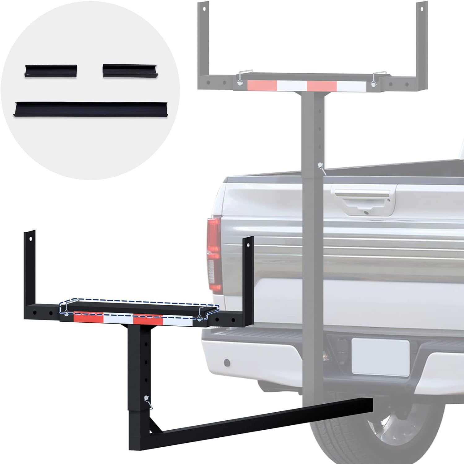 Customer reviews for PENSUN Truck Bed Extender, 2 in 1 Design Foldable ...